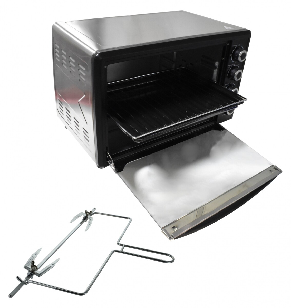 HORNO ELECTRICO CON SPIEDO Y GRILL 45LT DAEWOO DOT-1672 — El Clon