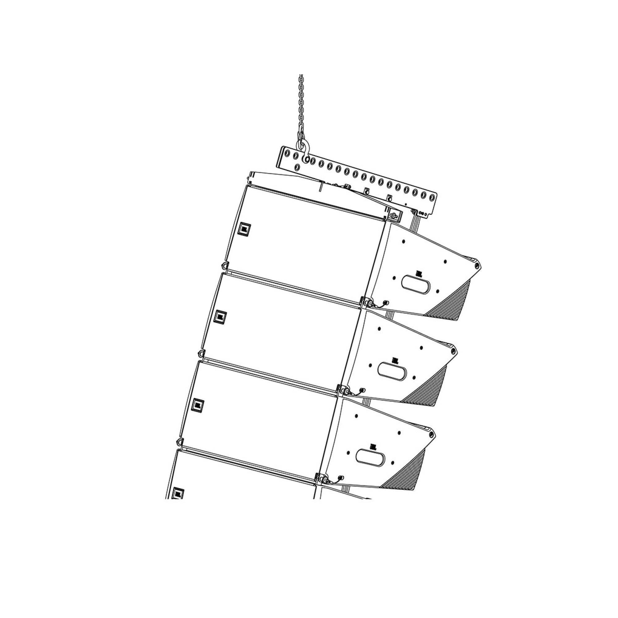 Soporte Line Array Jbl Srx910laaf Array Frame — Palacio de la Música