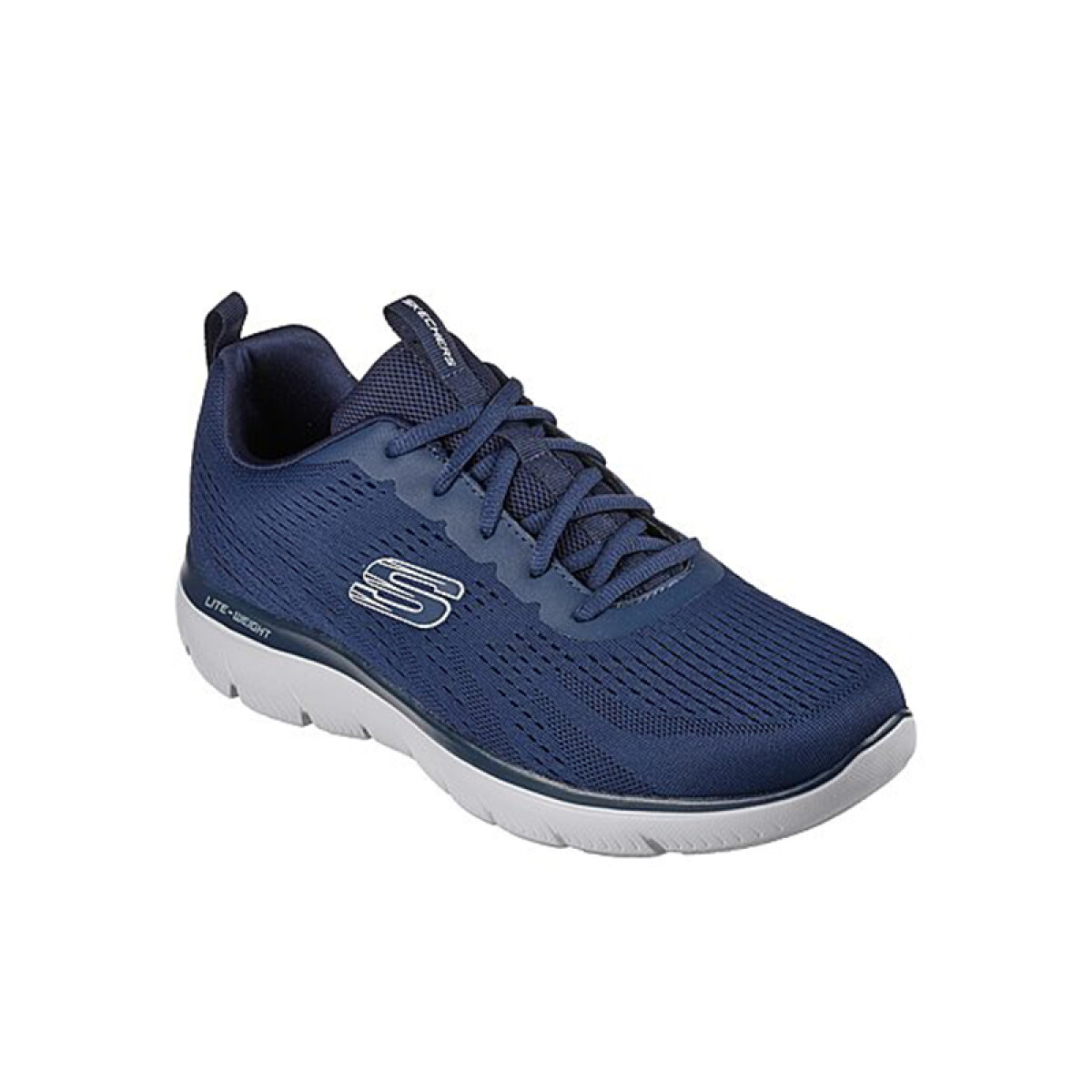 Championes Engineered Mesh Lace - Azul — Skechers