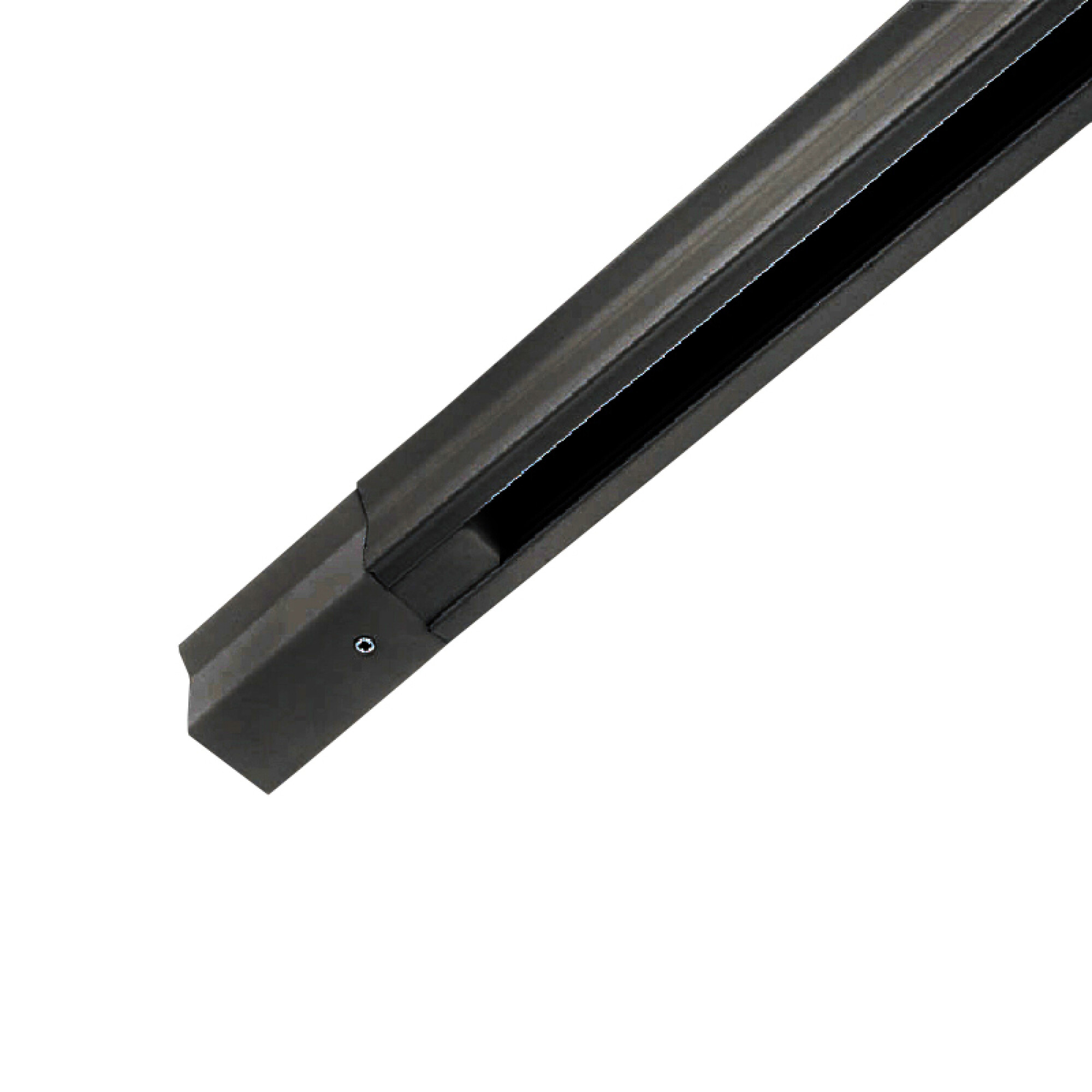 Riel de 1 metro, negro, incluye alimentador - IX4102 — Fivisa
