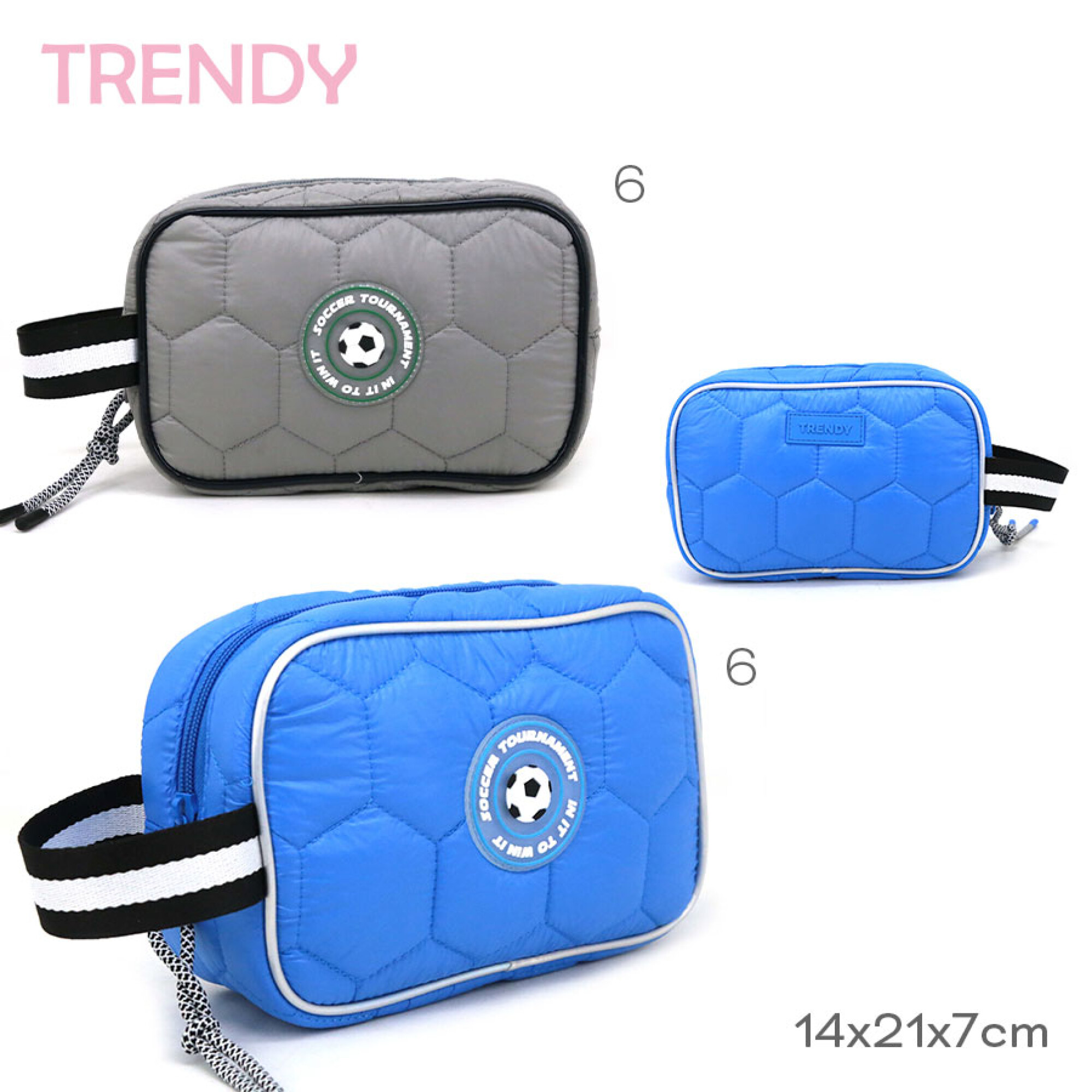 Cartuchera puffer pelota - Celeste — Canva Store