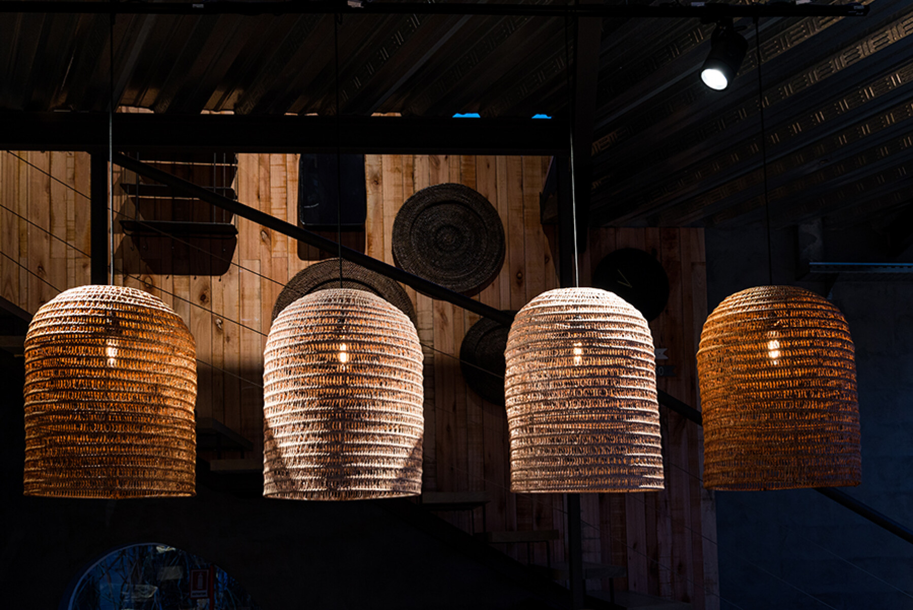 luminaria colgante, Car, Natural — Soho Deco