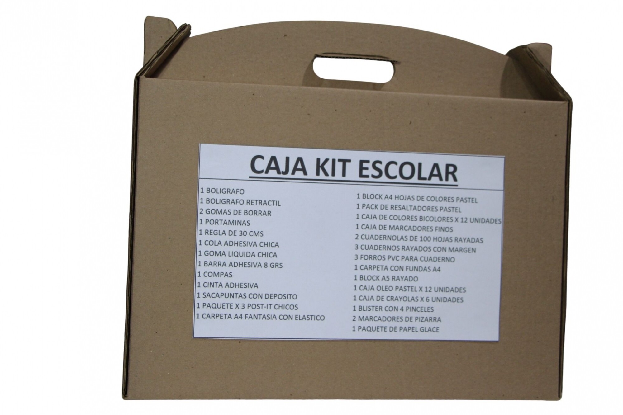 CAJA KIT ESCOLAR VUELTA A CLASES! — Alberto Gandulia