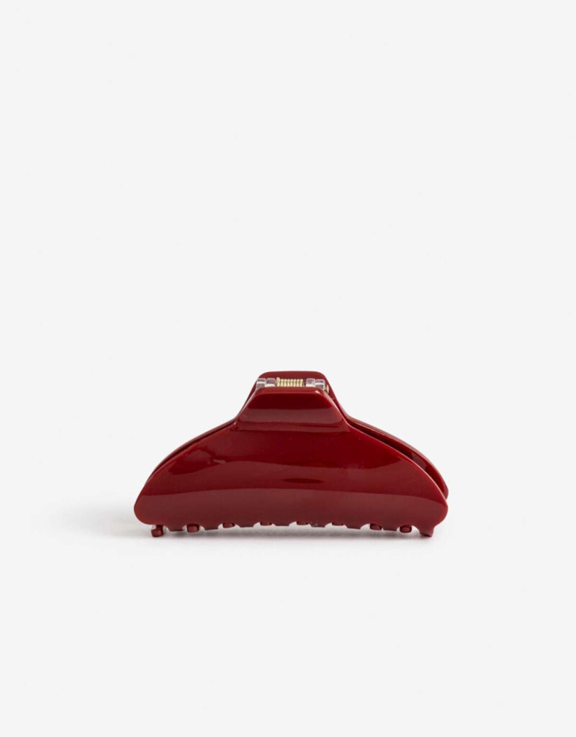 Broche Acrílico Curvo - Rojo Burdeaux — Tienda Soy Santander