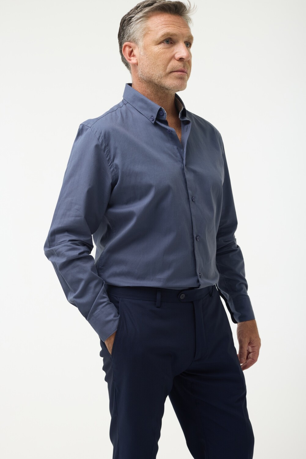 Camisa Oxford - AZUL — ALTOCONCEPTO