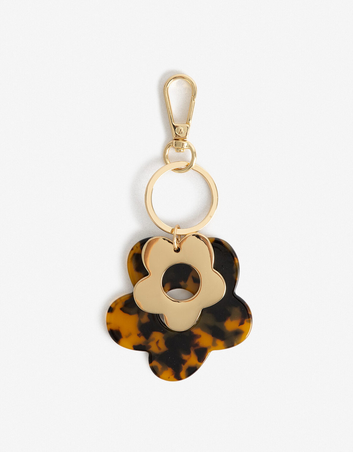 Llavero De Flor Y Con Dije "happiness" — Isadora