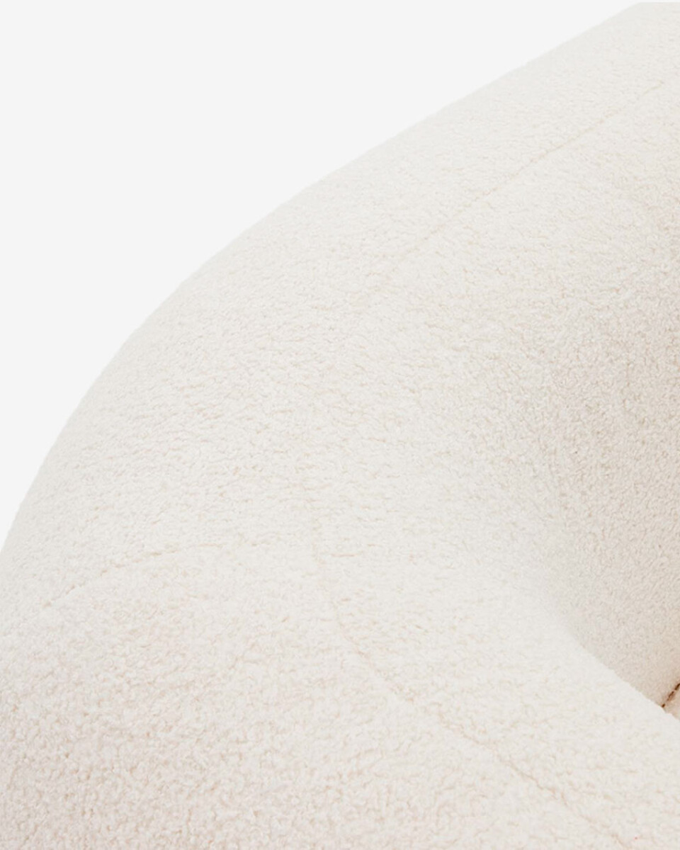 Sofá Martina 3 plazas de borreguito crudo 265 cm — Kave Home