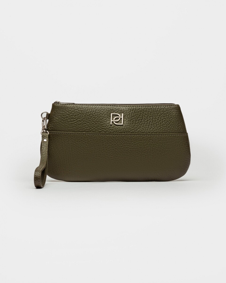 Sobre Ginger En Cuero Graneado - Verde — Prüne