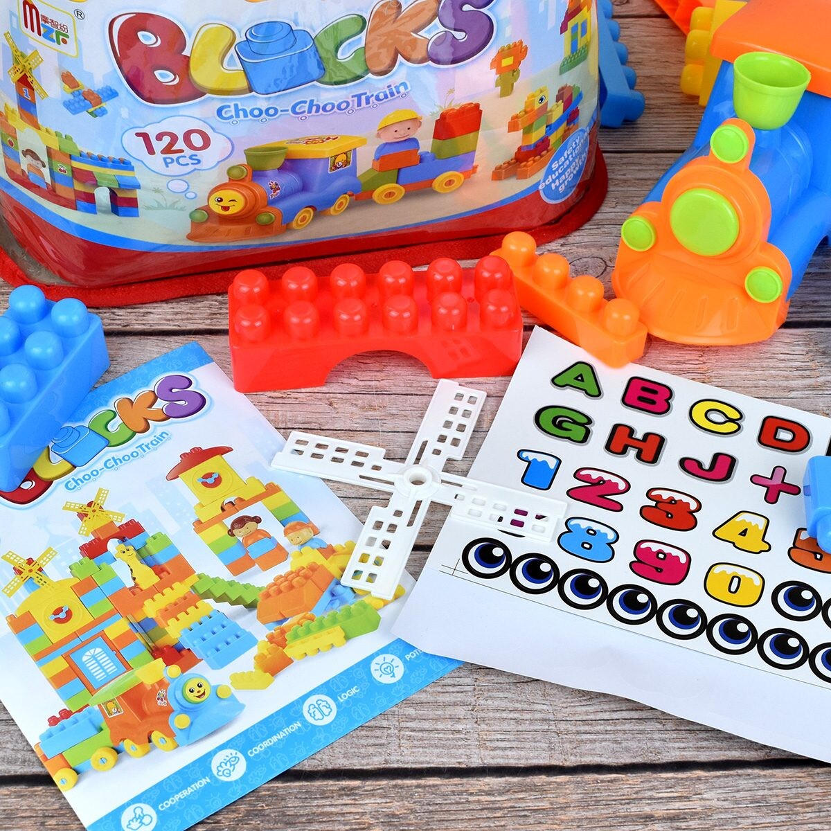 Bloques para armar - 120 piezas — El Clon