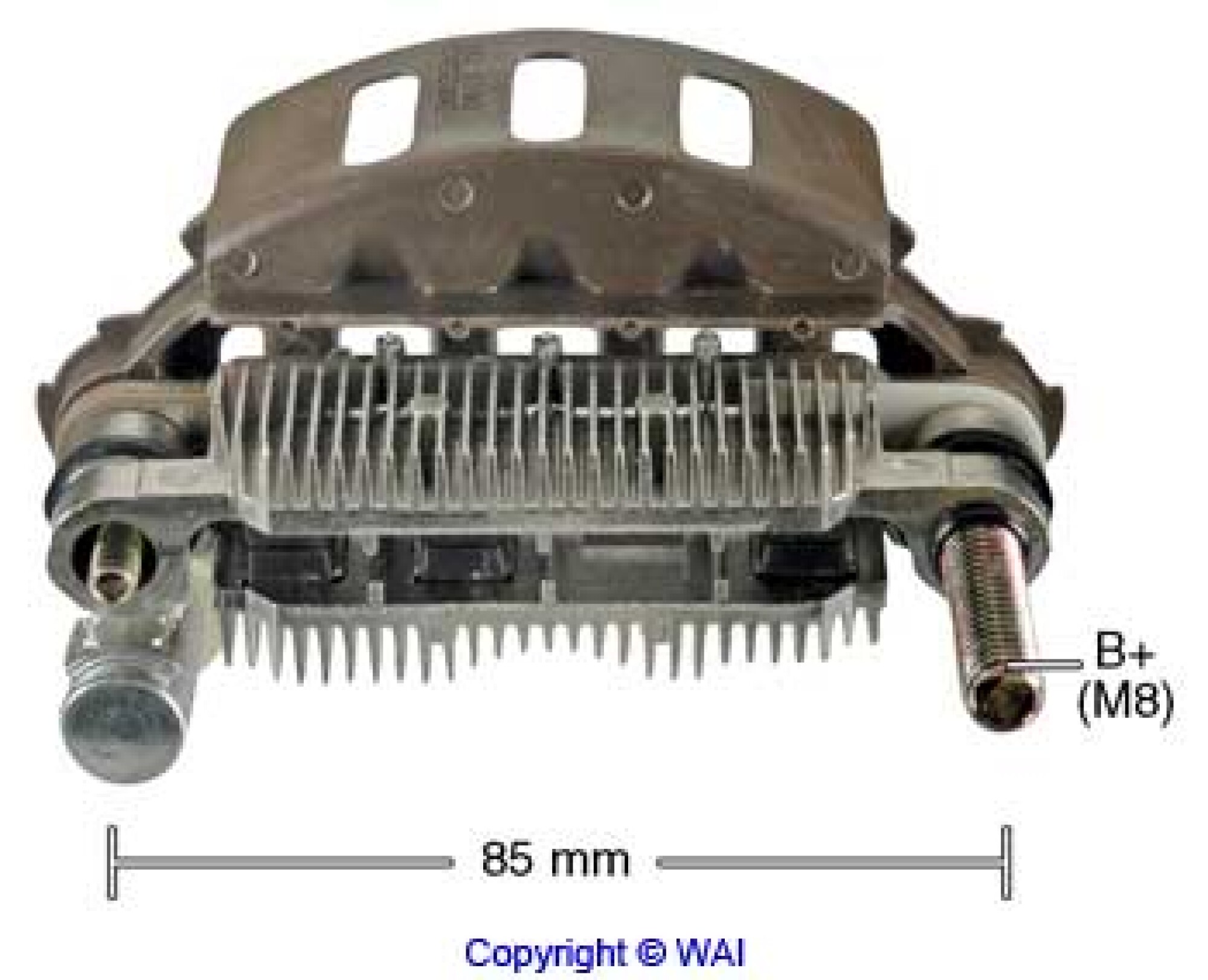 PLACA RECTIFICADORA MAZDA MITSUBISHI 626 TRANSPO — Cymaco