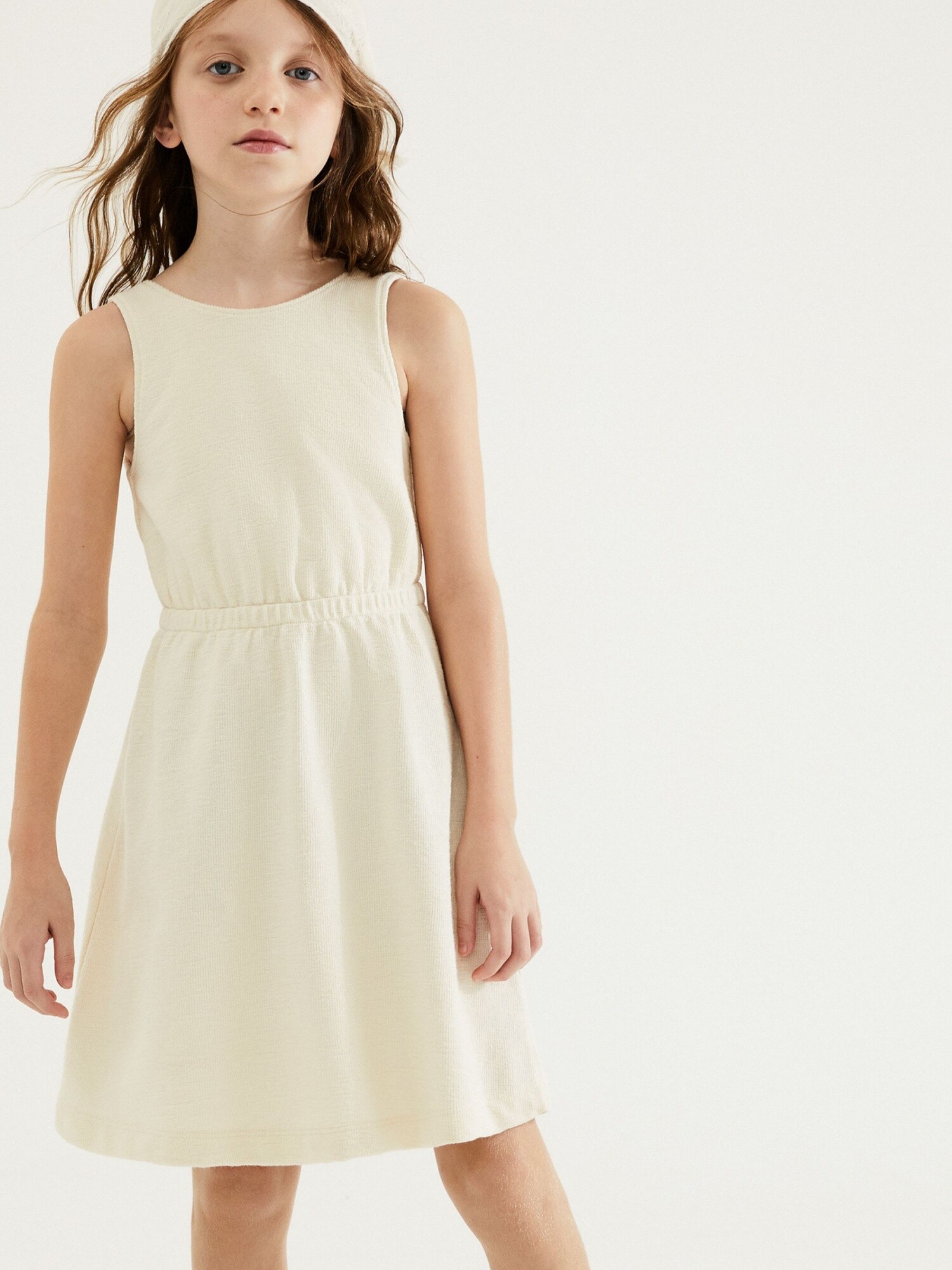 VESTIDO INFANTIL CON TEXTURA - VESTIDO CORTO FEM — Hering