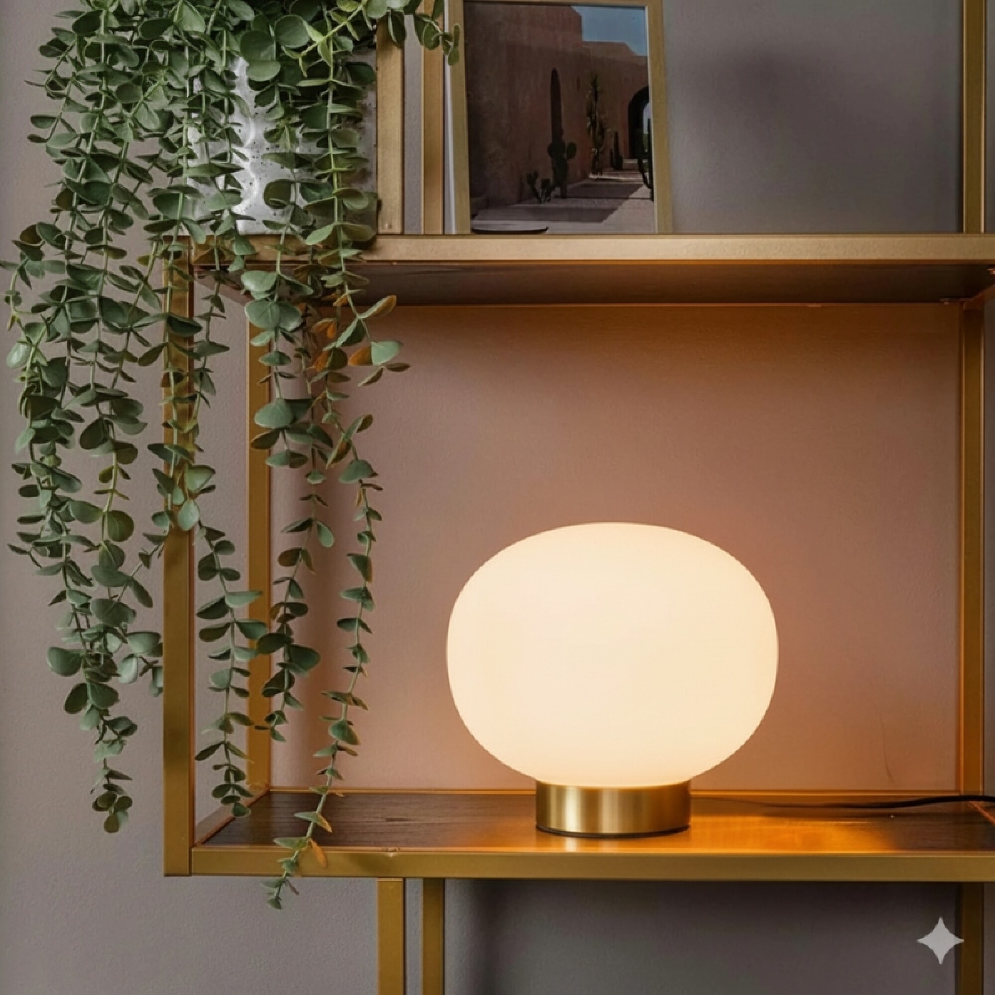 Artefacto Decorativo De Mesa Norwood Gold — Serlux