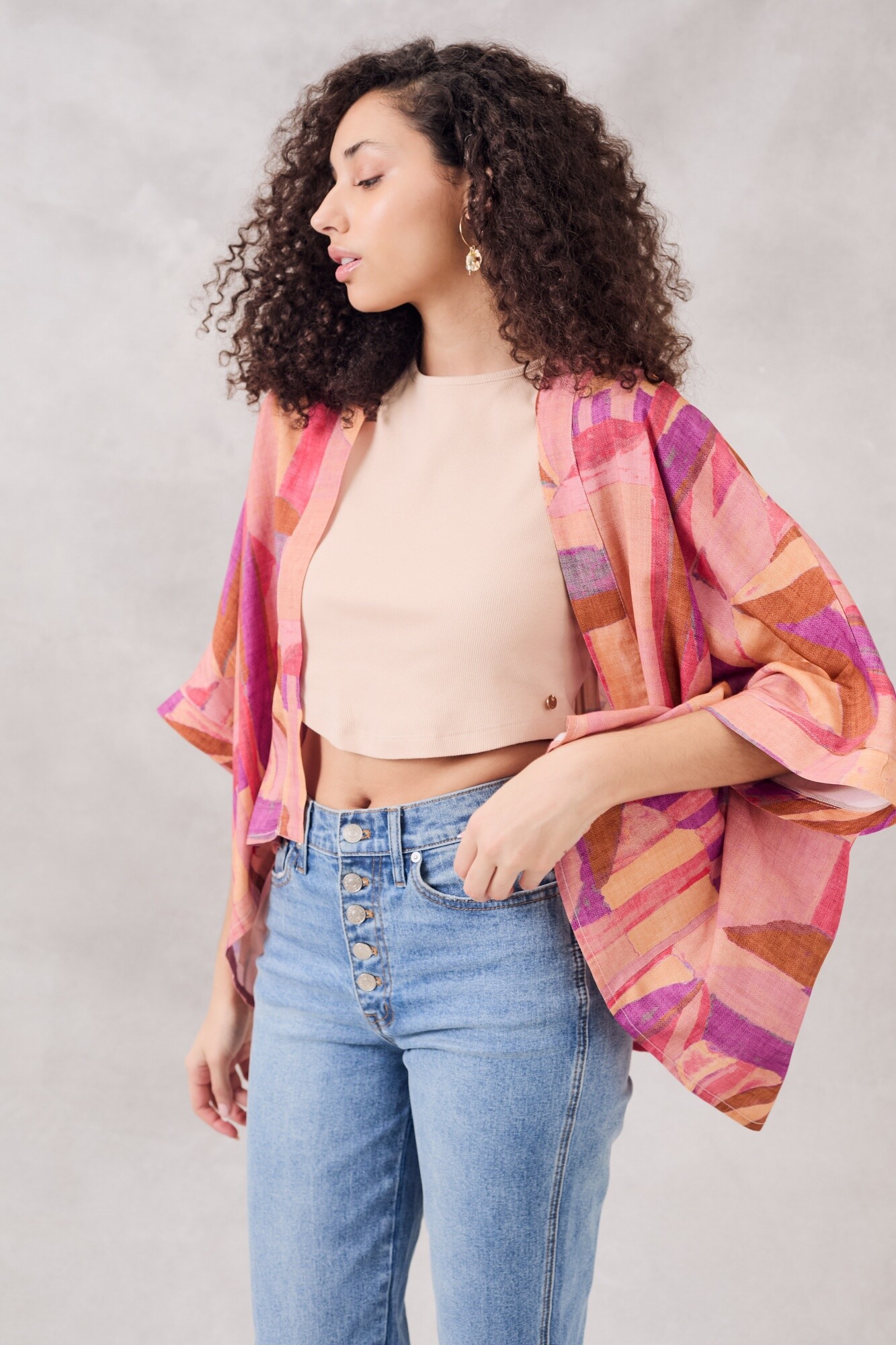 Kimono Print - Multi — Lemon