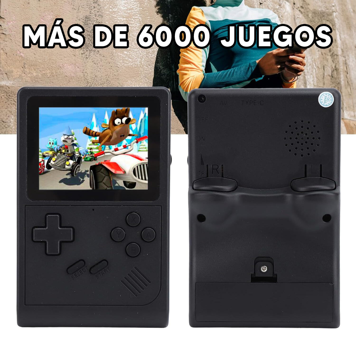 Consola Retro Portátil Stick Lizzard Vg02 - CONSOLA RETRO STICK LIZZARD ...