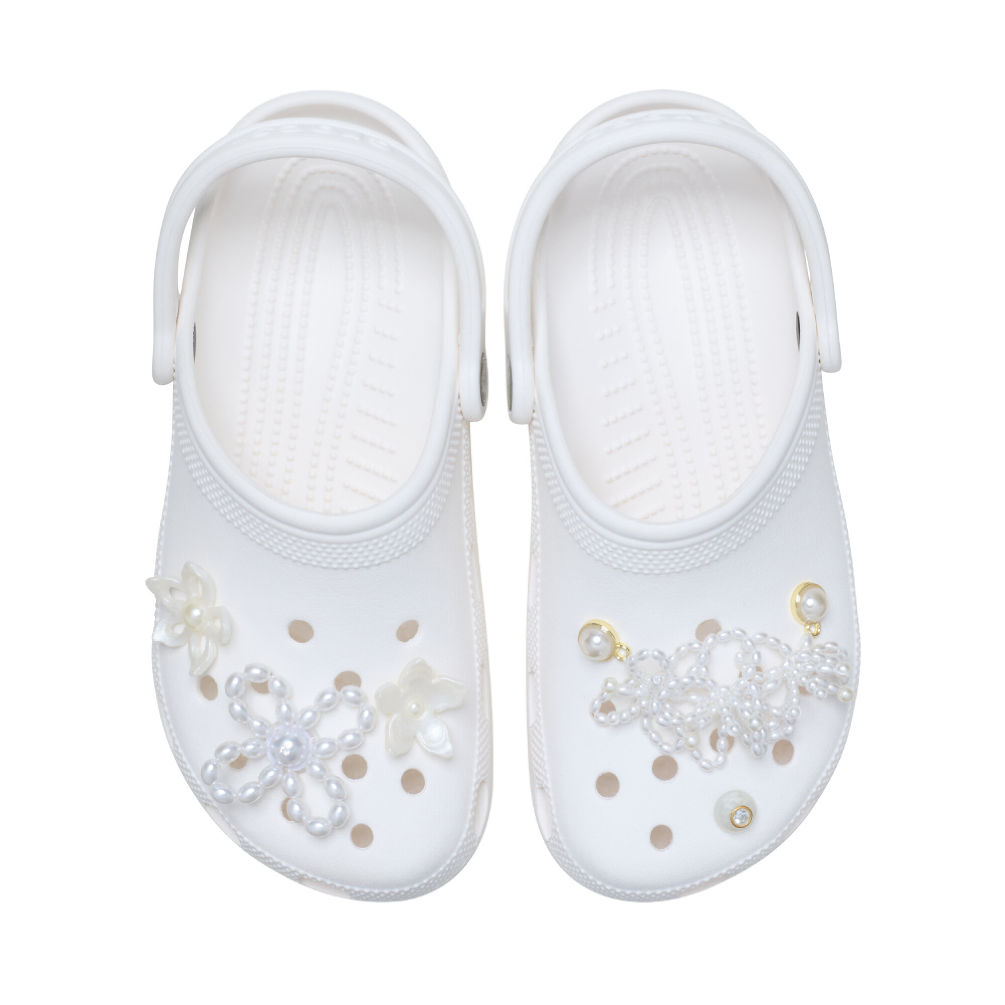 Jibbitz White Pearl Beaded 5 Pack — Crocs