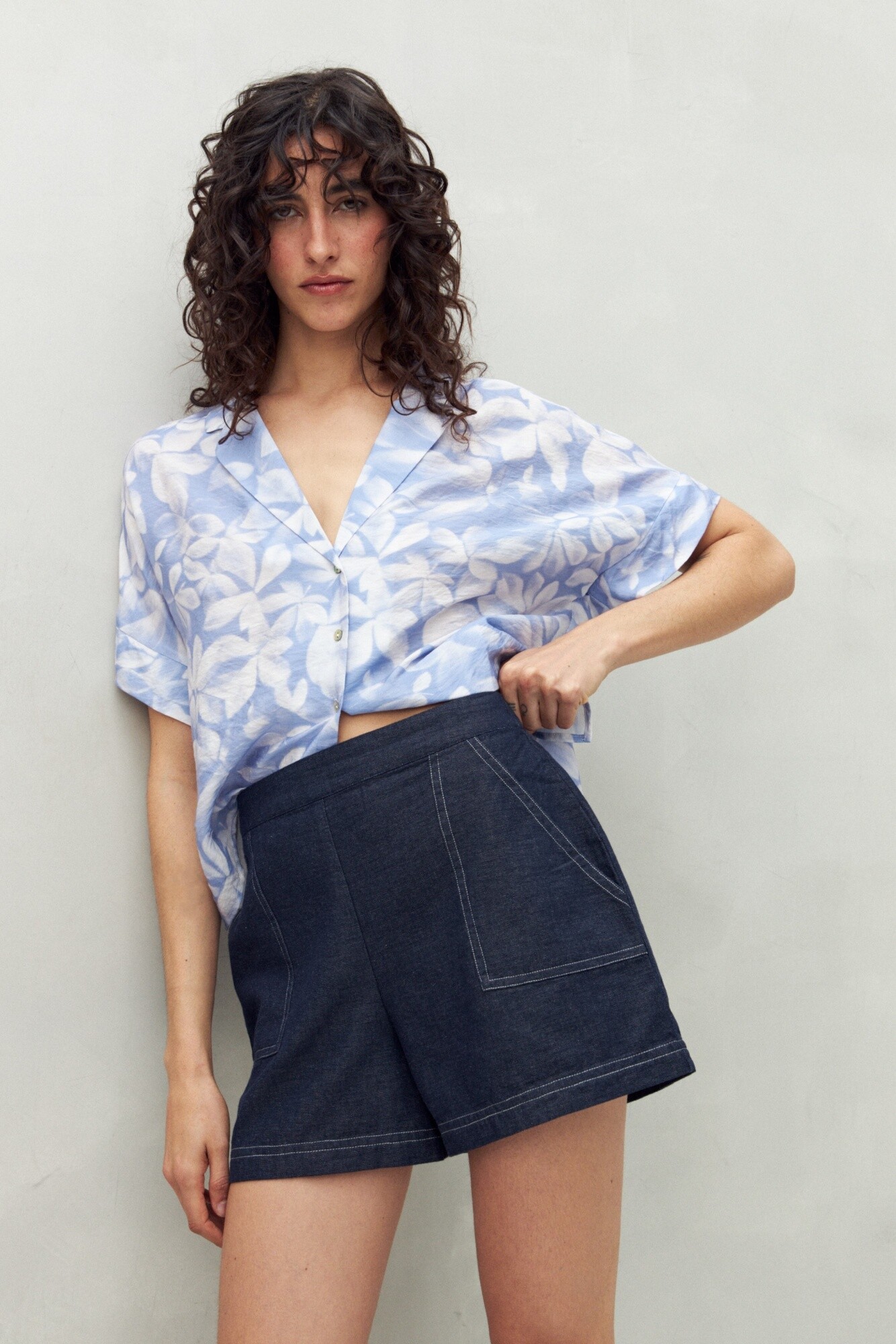 SHORT VIKTOR - Indigo — Daniel Cassin Paraguay