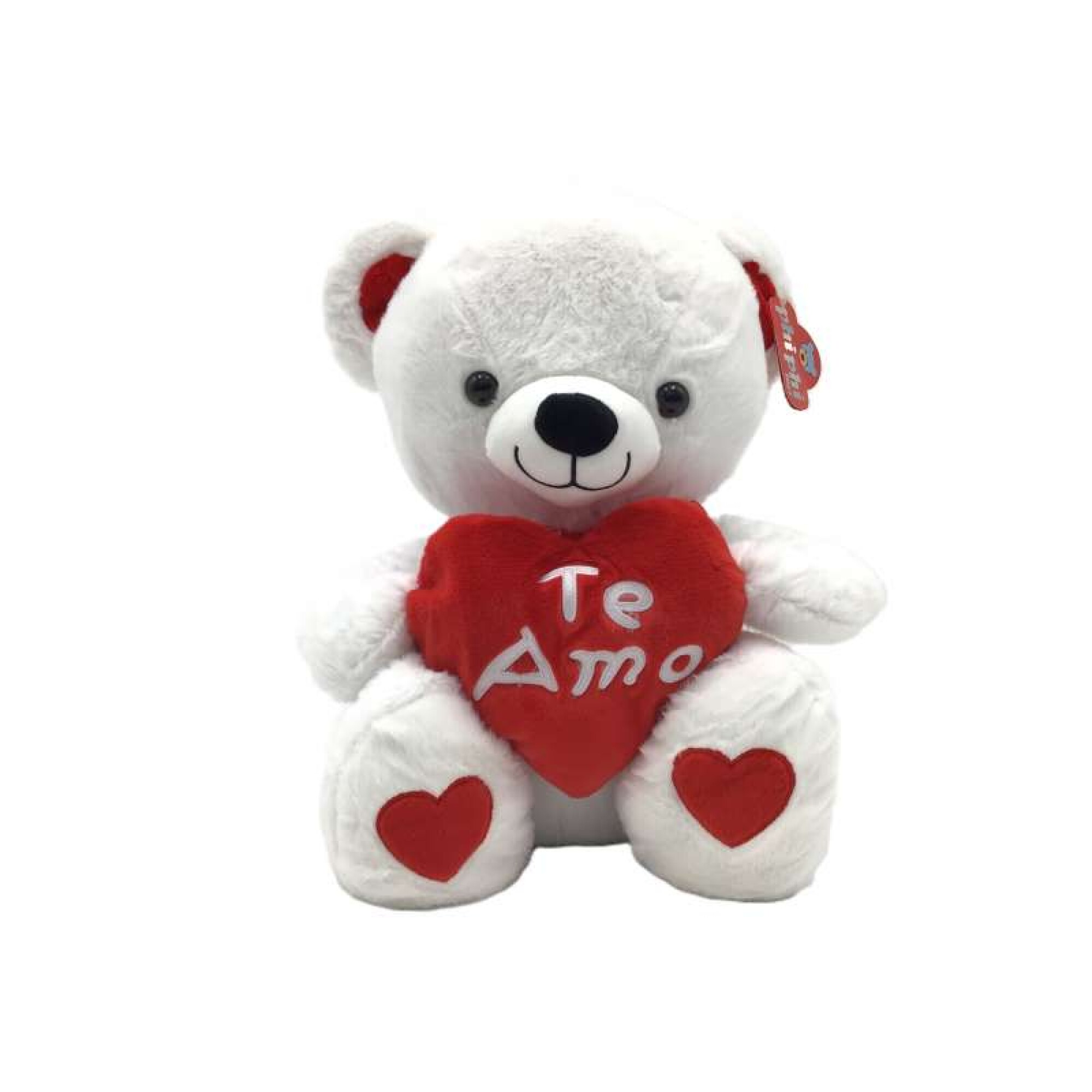 Oso Blanco con Corazón 45cm — Ardo Mayorista