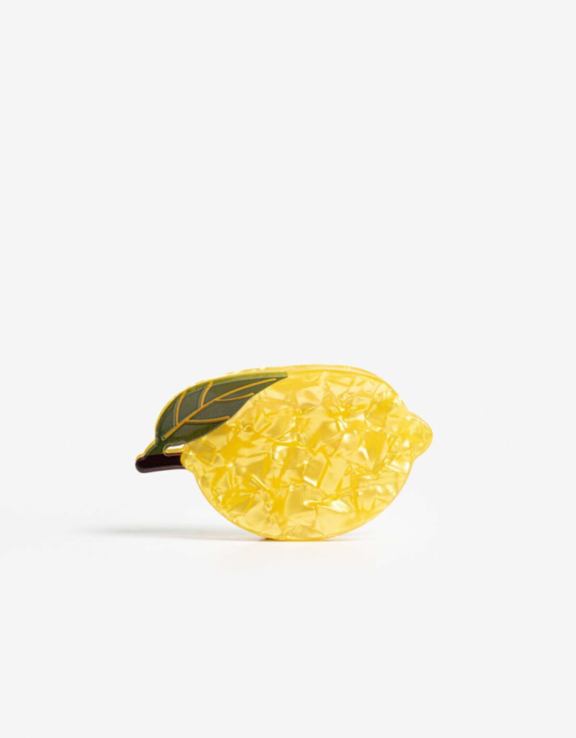 Broche Limón De Acrílico - Amarillo Medio — Tienda Soy Santander