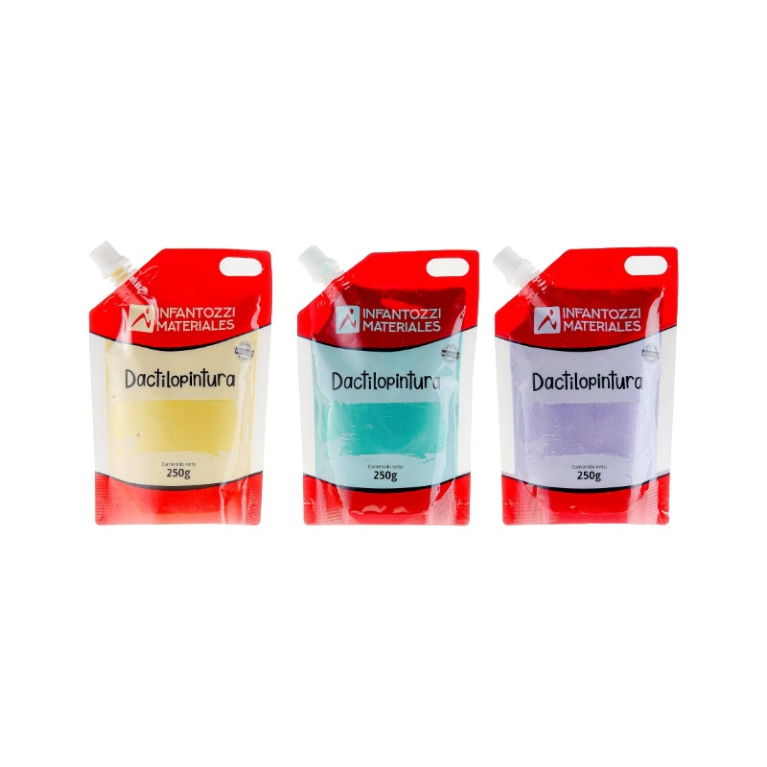 Dactilopintura metal - 250 g - Sachet — Infantozzi