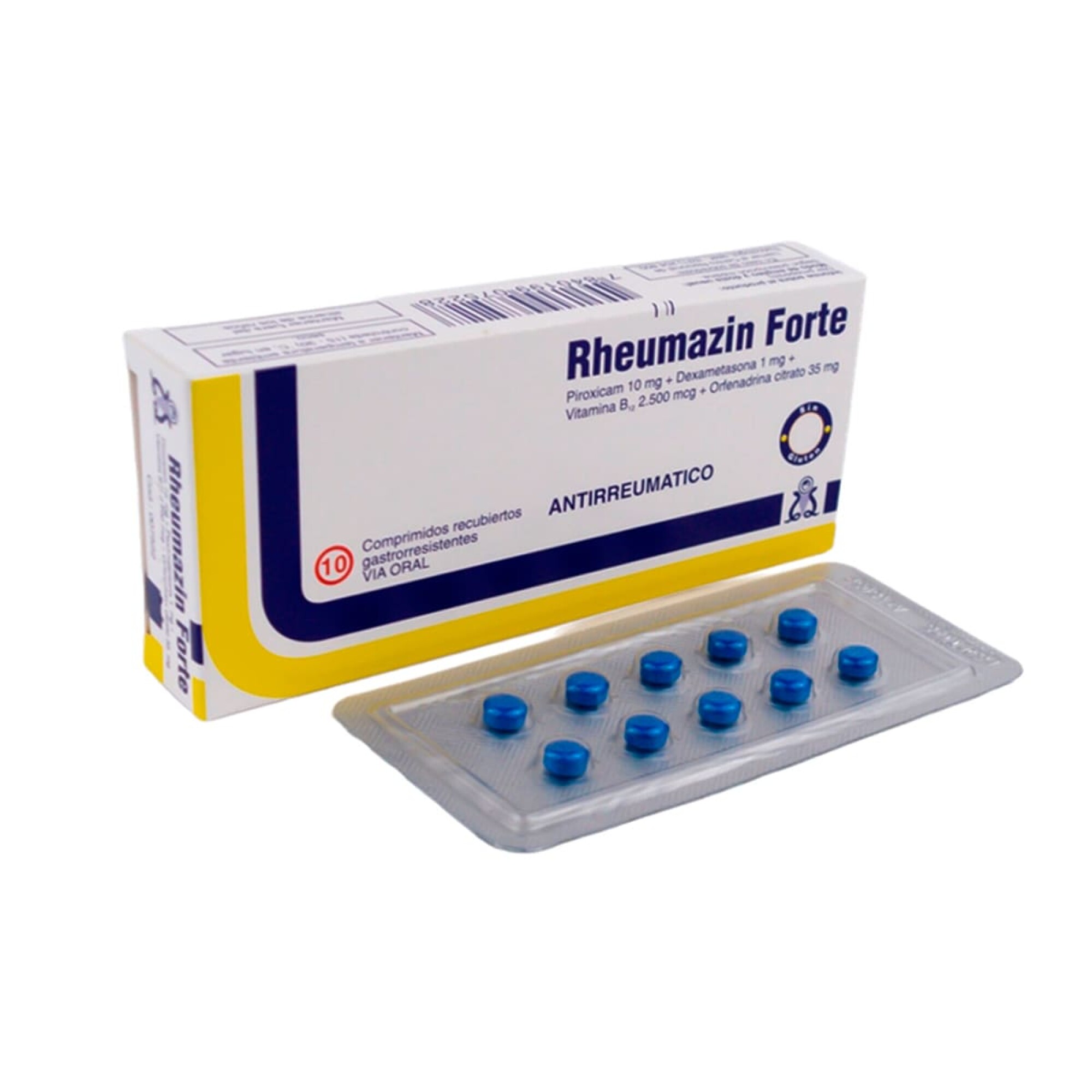 RHEUMAZIN FTE. CJ X 10 COMPRIMIDOS — Farmacenter