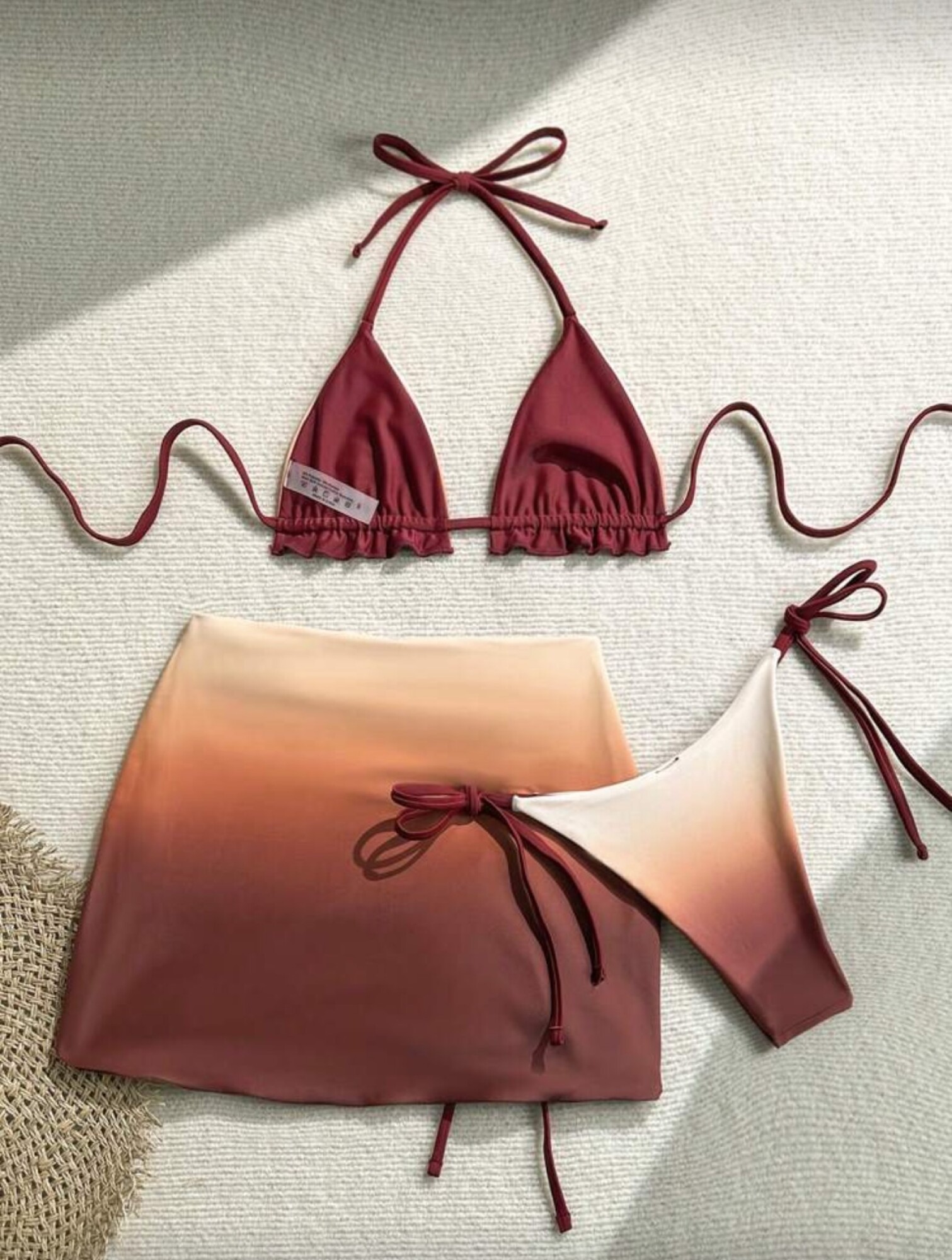 Bikini ISABELLA degradé con pareo incluido — Avril Tendencias