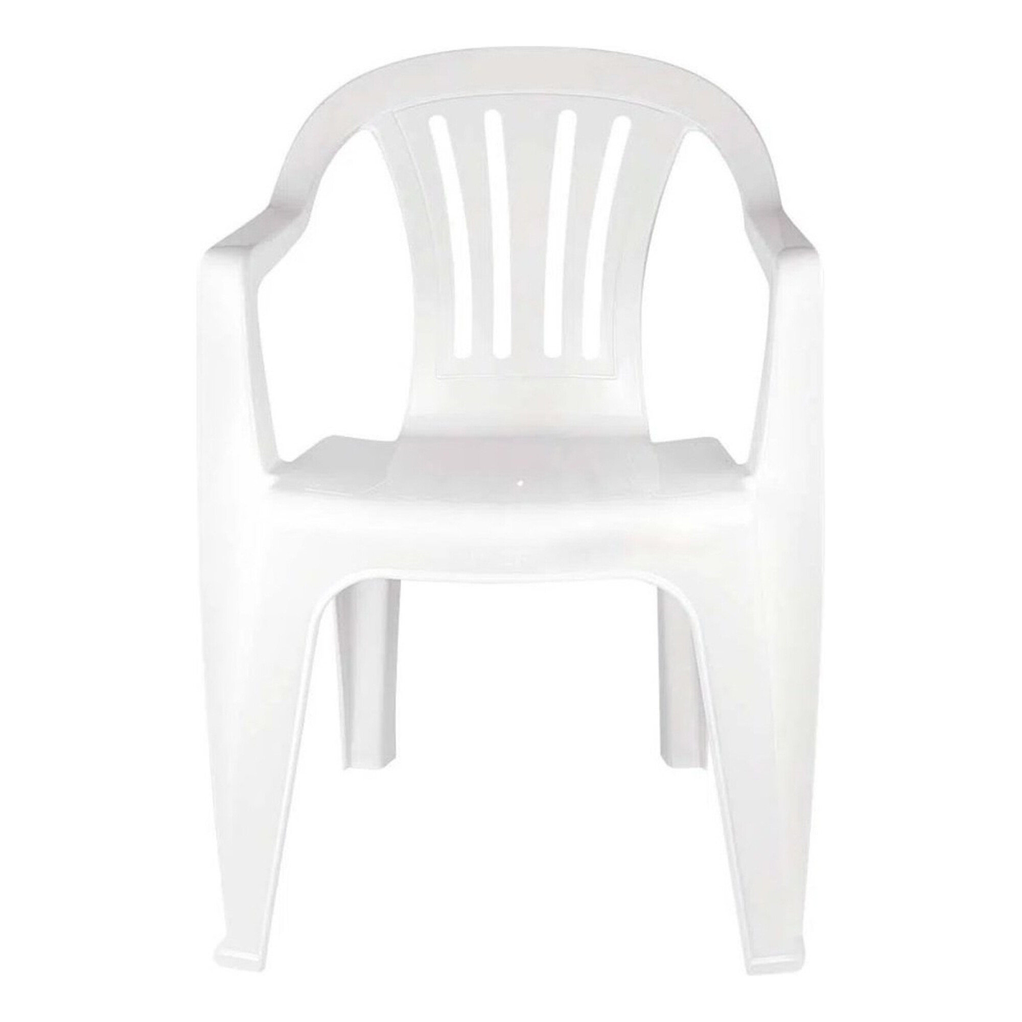 Set De 6 Sillones De Plástico Bela Vista Mor Color White Blanco — La ...