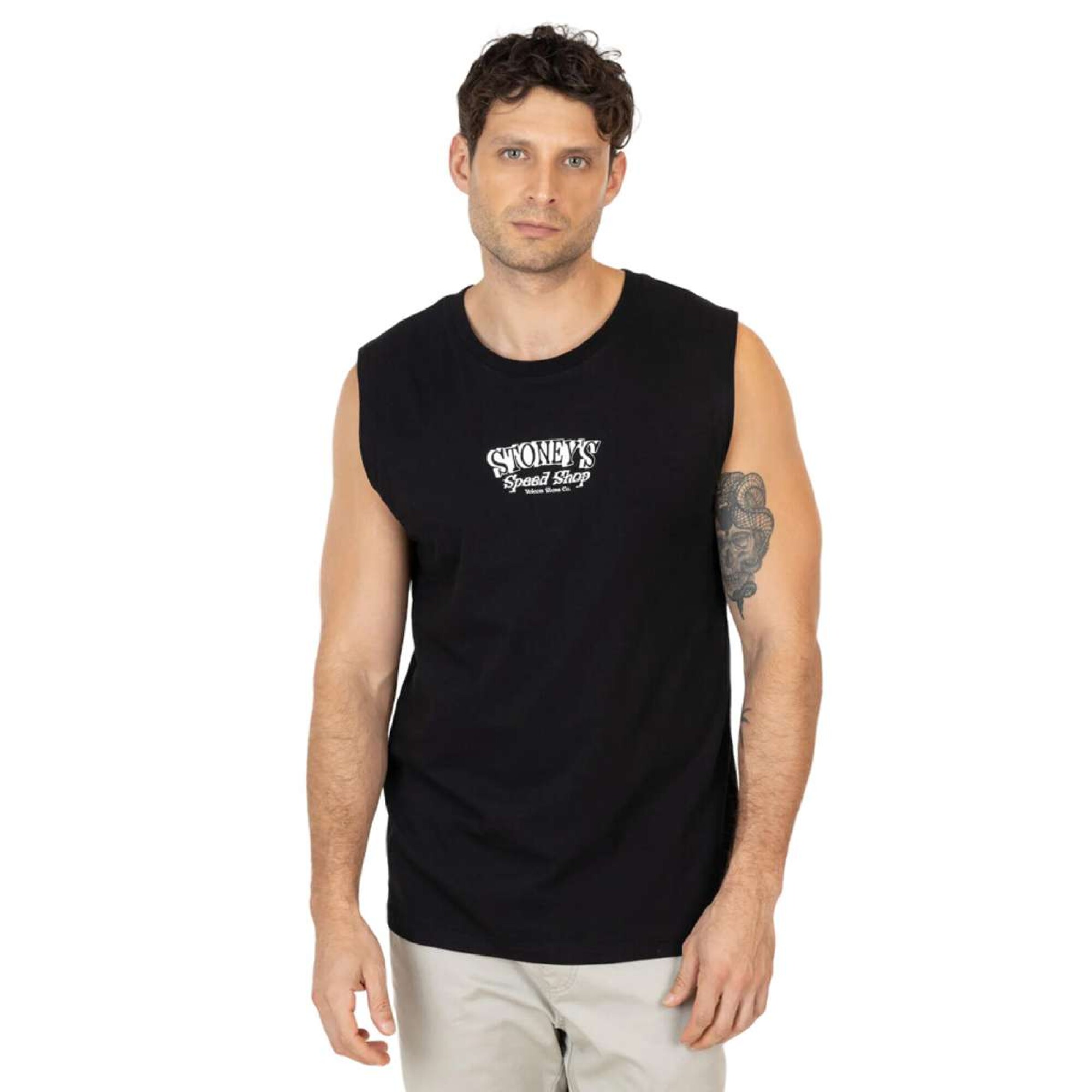 Musculosa Volcom Abg Speed Shop - Negro — Tienda Soy Santander