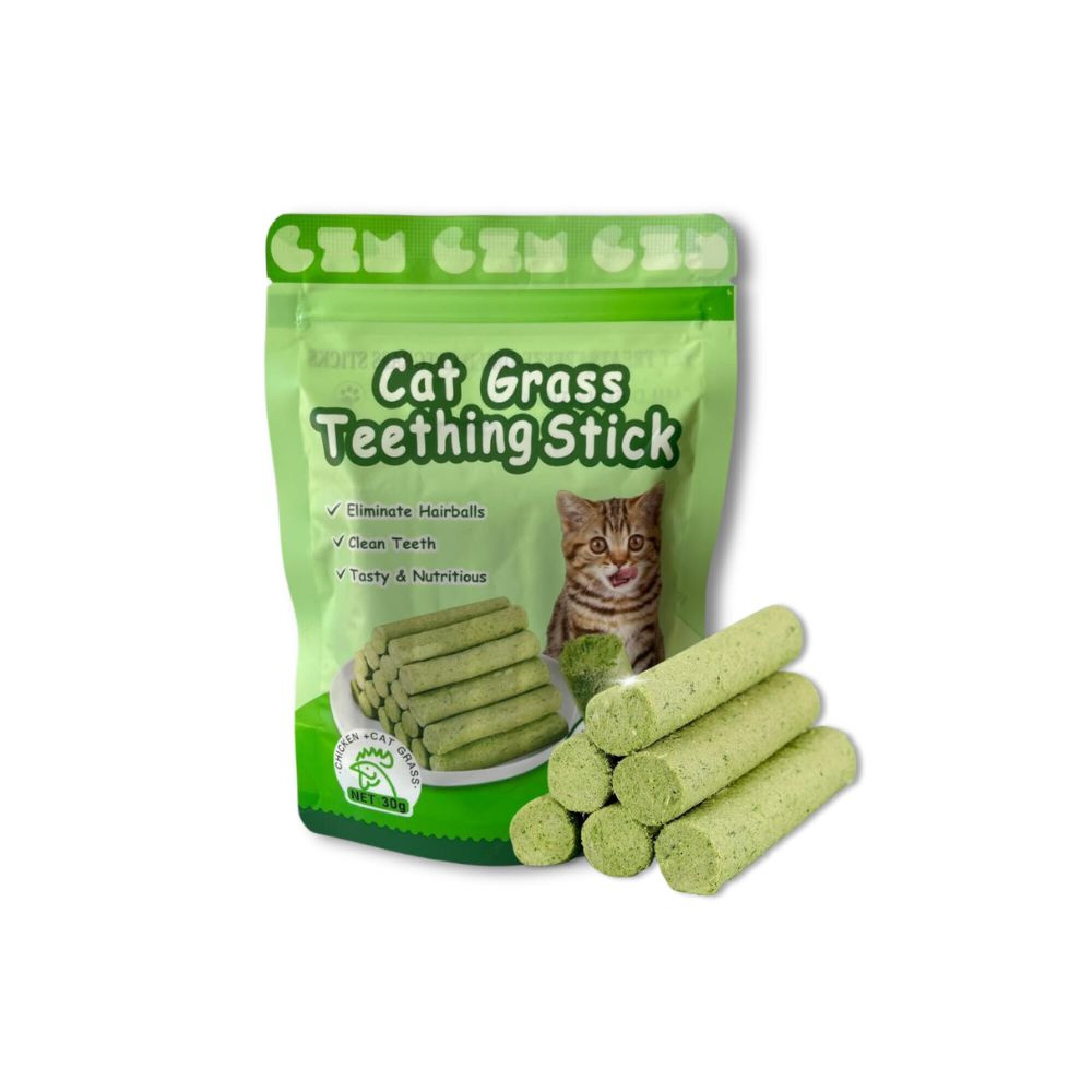 Palitos Masticables P/Gato 30 x 6 Unidades — Pet+