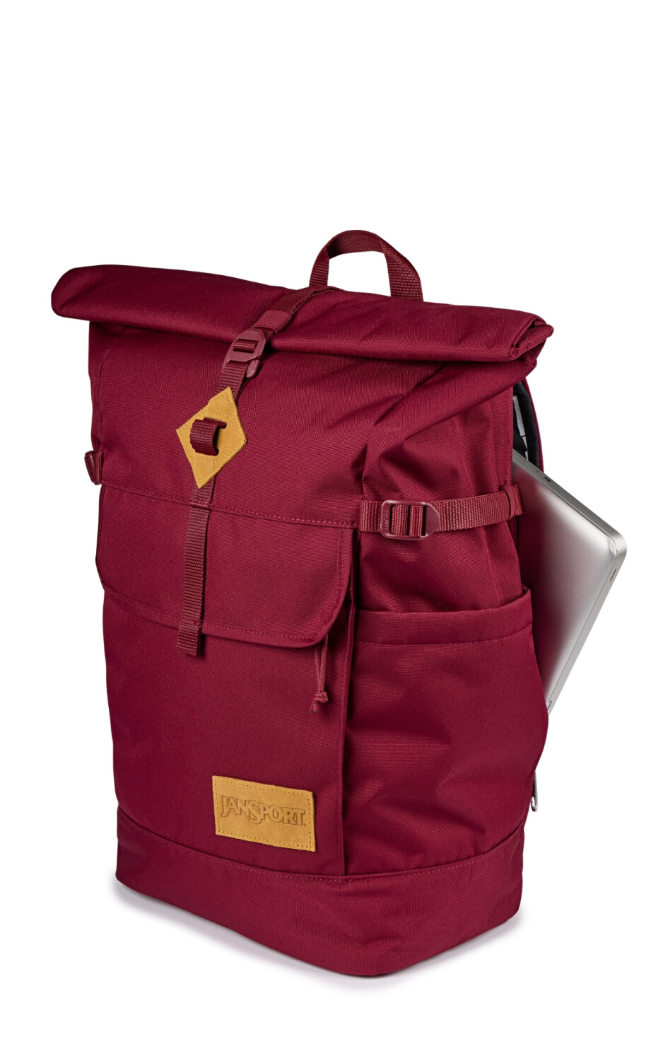MOCHILA HATCHET ROLLTOP - RUSSET RED — Jansport