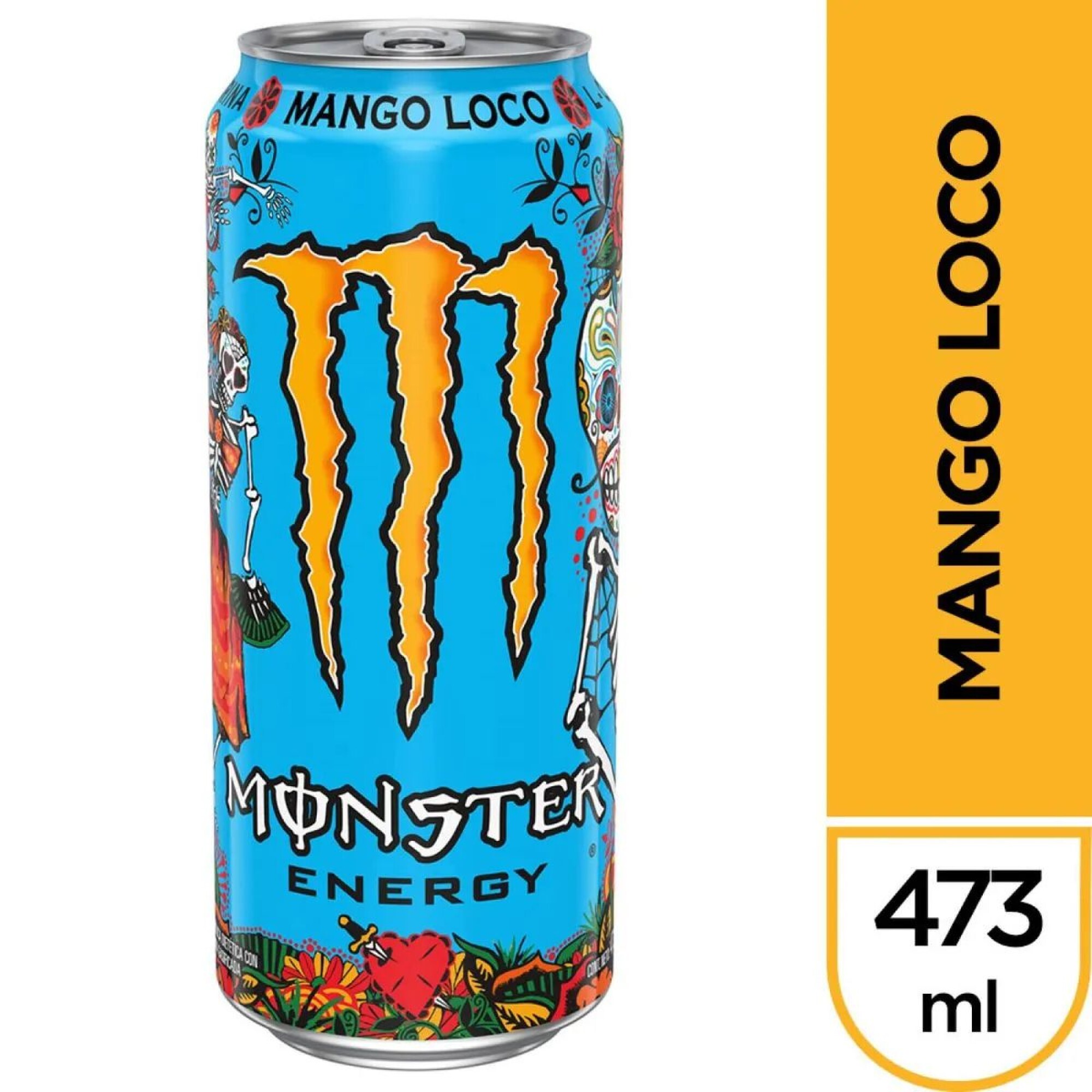 MONSTER ENERGY MANGO LOCO 473ML — Hola Congelados