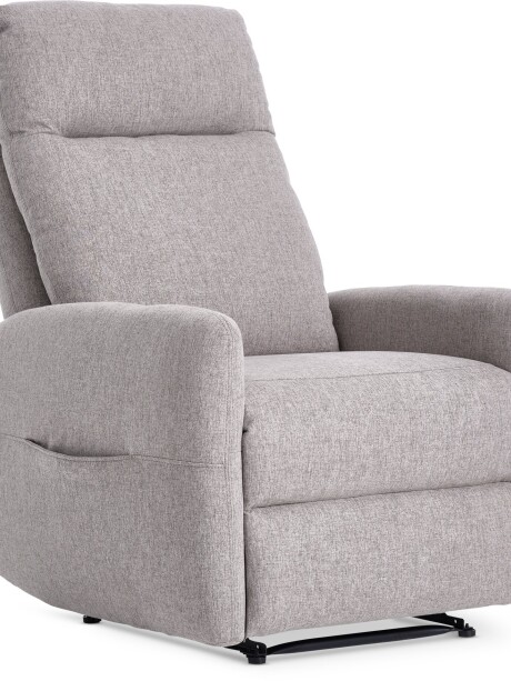Sillón de masaje VONSILD 1 cuerpo tela gris claro — JYSK