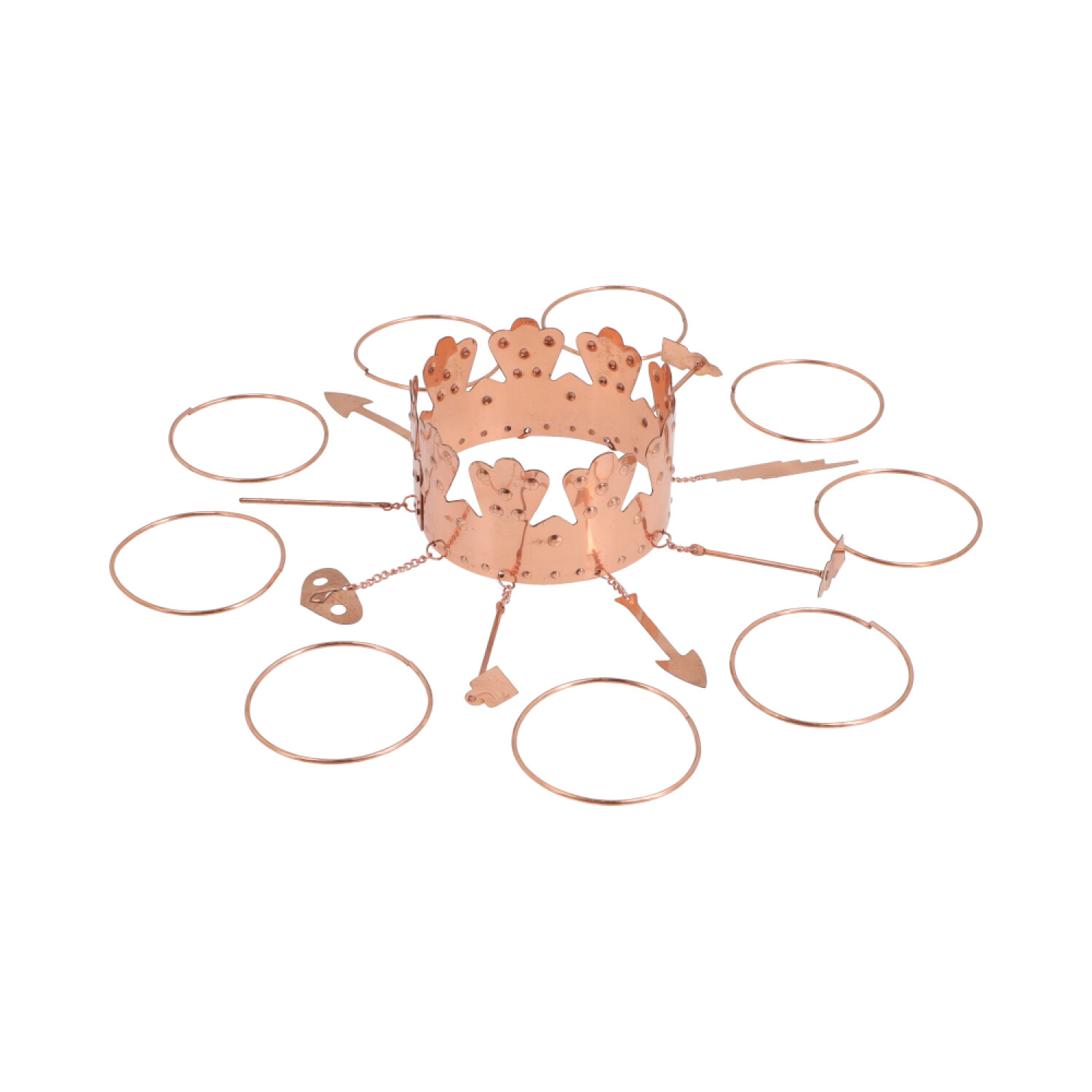 CORONA CON HERRAMIENTAS X9 PIEZAS - Cobre — La Casa de las Velas