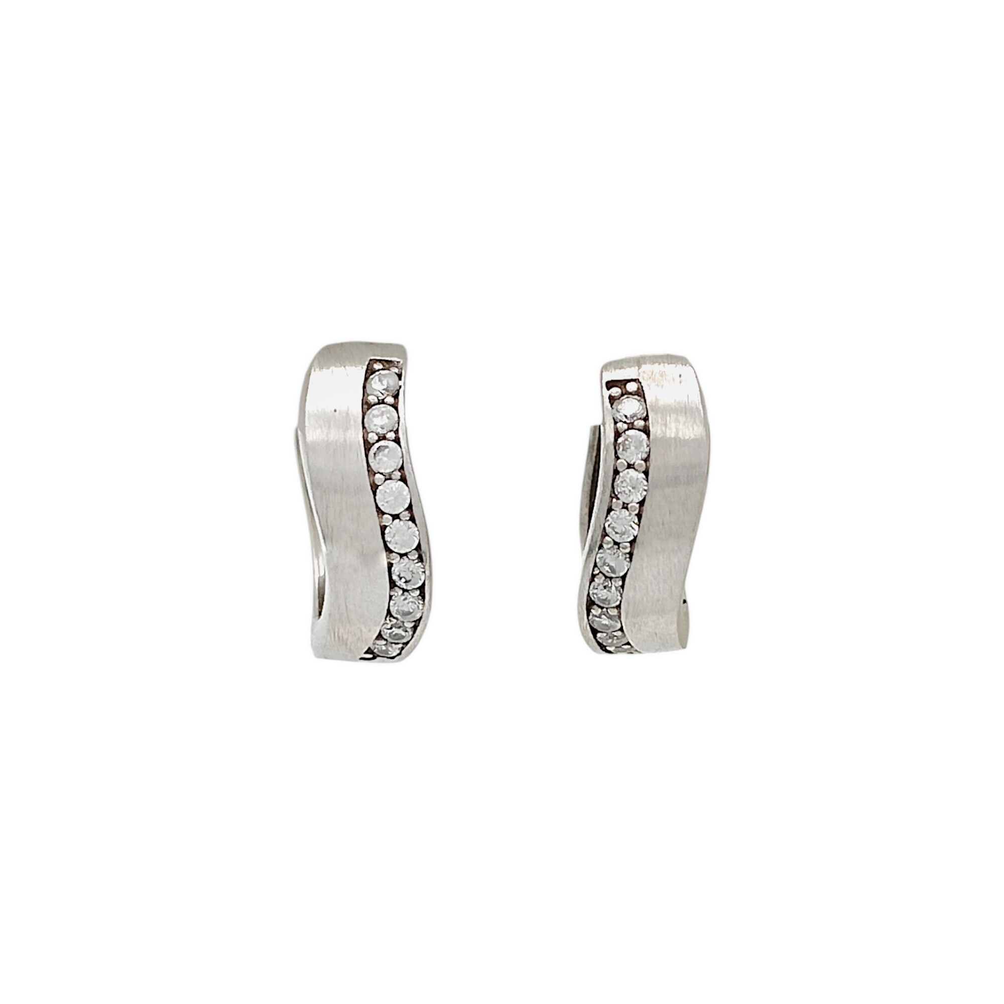 Caravanas Aros con Zirconia-Plata 925 esterlina-Piedra Zirconia-CA3051 ...