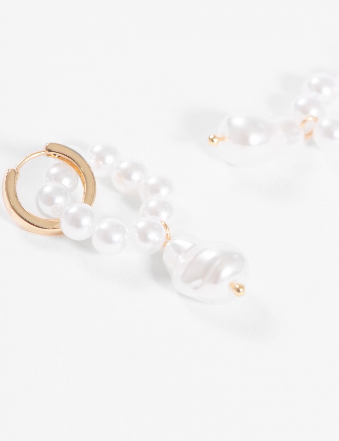 Aros con perlas - dorado — Symphorine