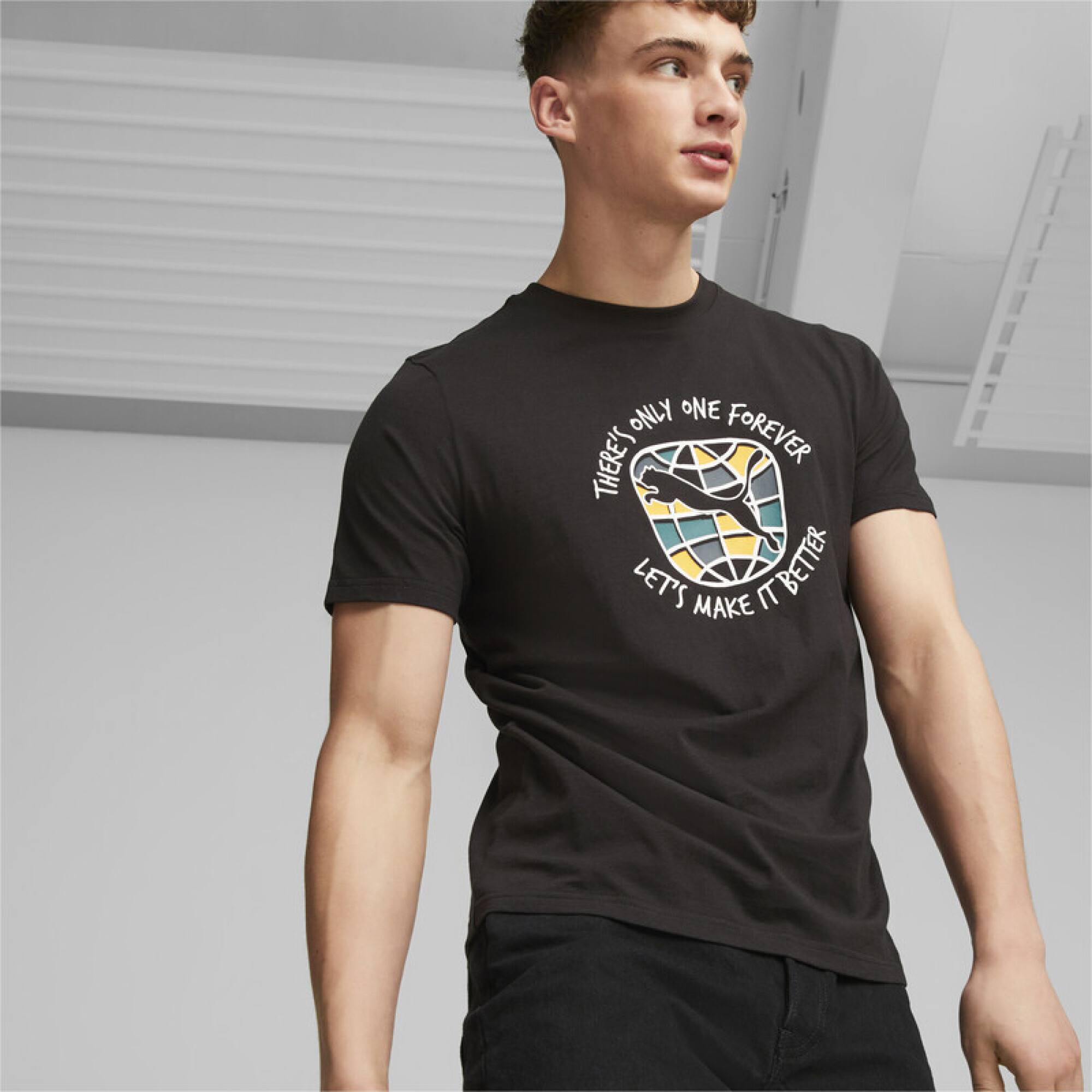 Graphics Forever Better Tee 67719101 - Negro — Puma