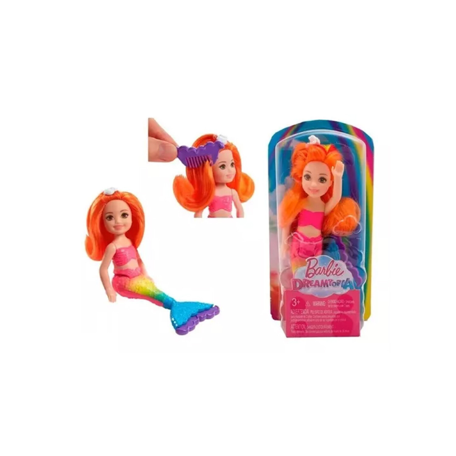 Barbie Chelsea Sirena Dreamtopia Rosa — Que Regalo