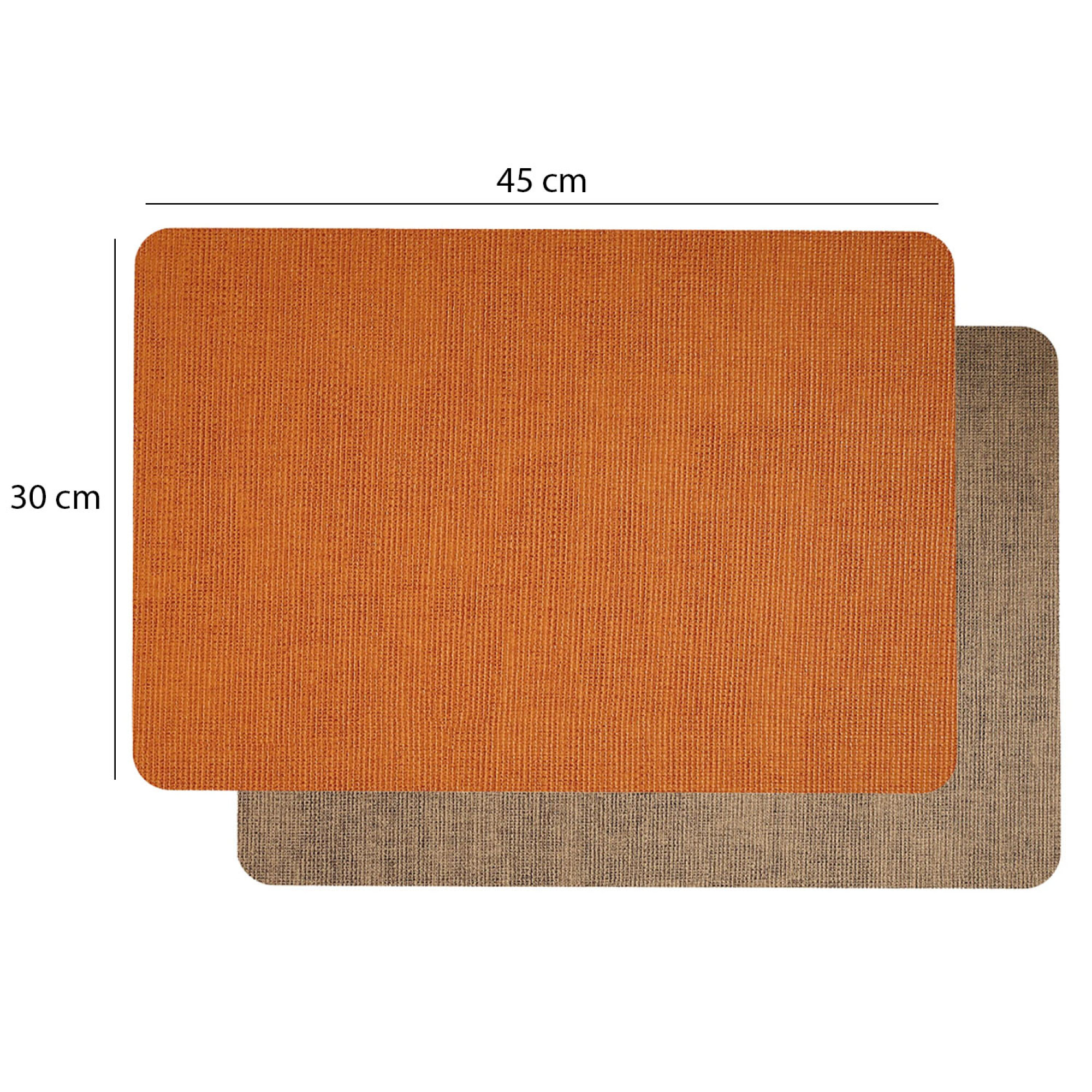 Mantel Individual Doble Cara Rectangular Premium Tex en PVC - Caramelo ...