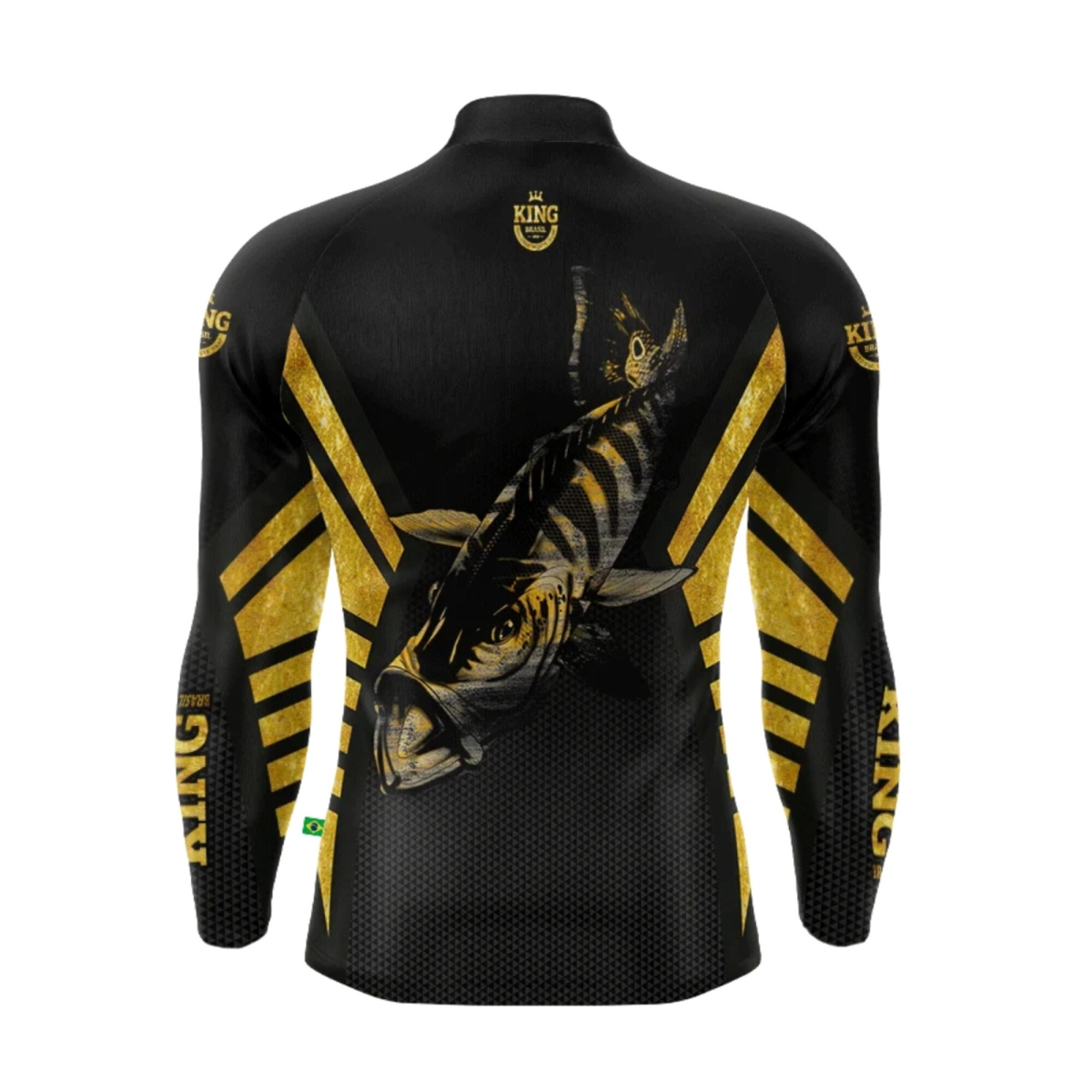 Remera de pesca con protección solar + bolsa multiuso - King Brasil - KFF10 — Aventureros
