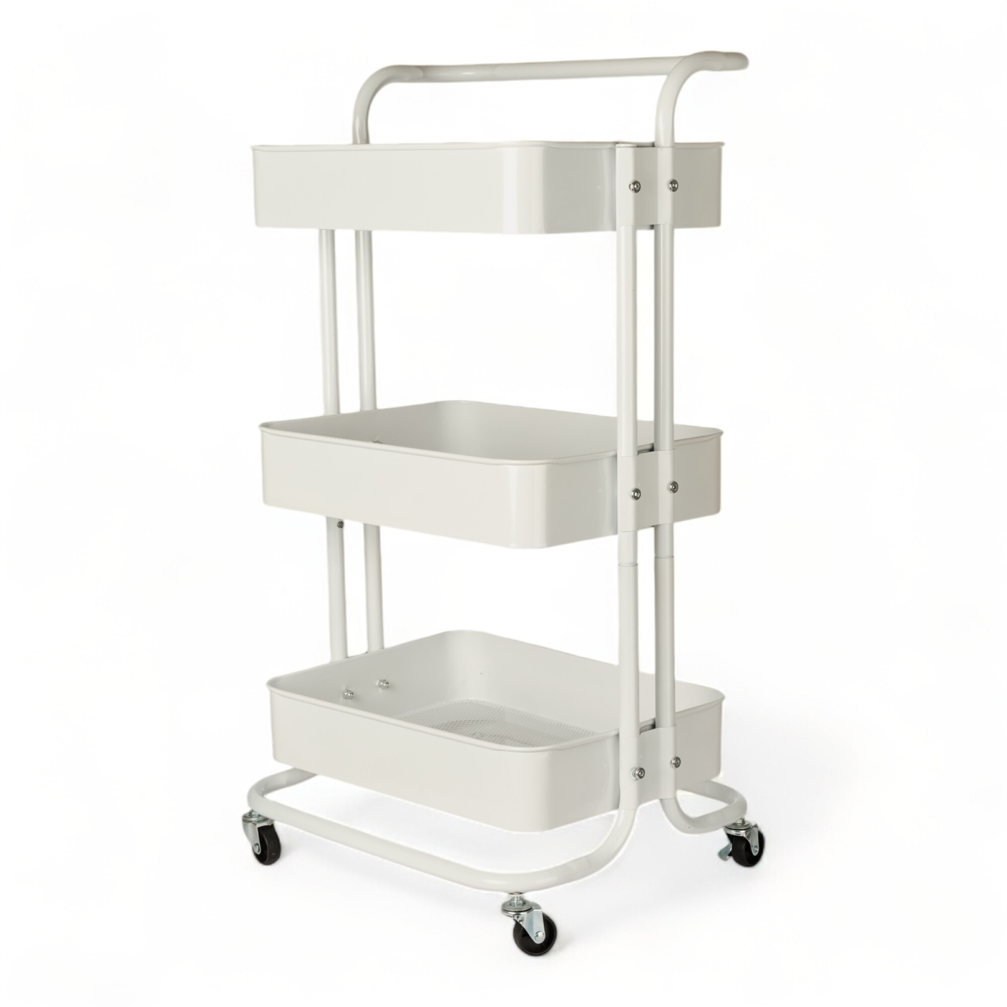 Carrito Rack Multiusos Organizador 3 Estantes 100% Metal — Casa practica