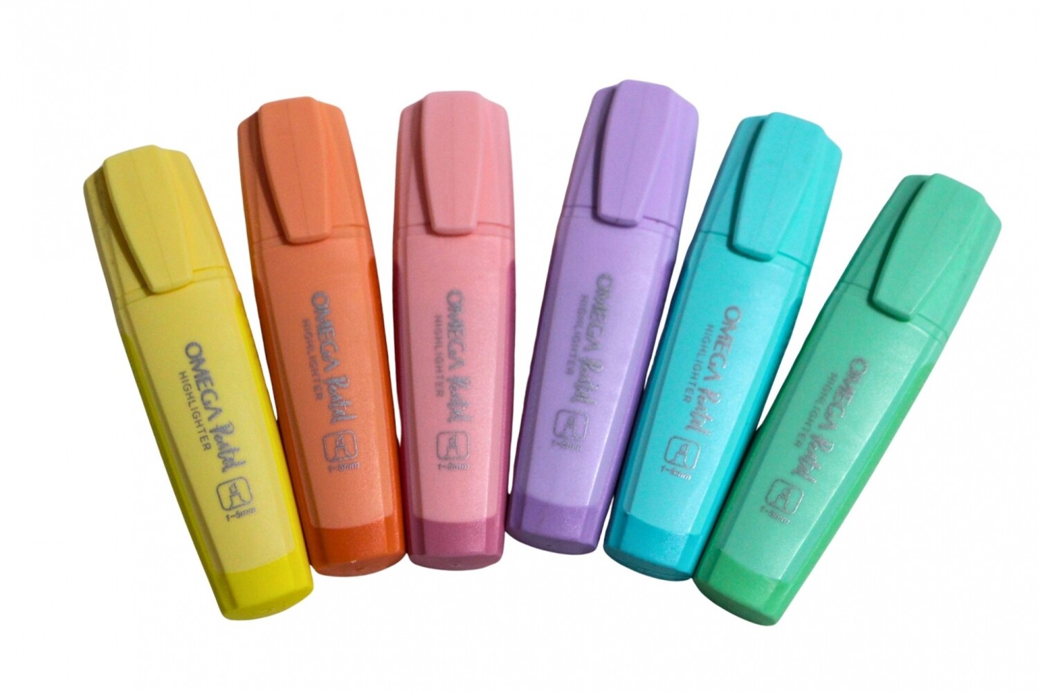 MARCADORES OMEGA PASTEL X 6 COLORES — Alberto Gandulia