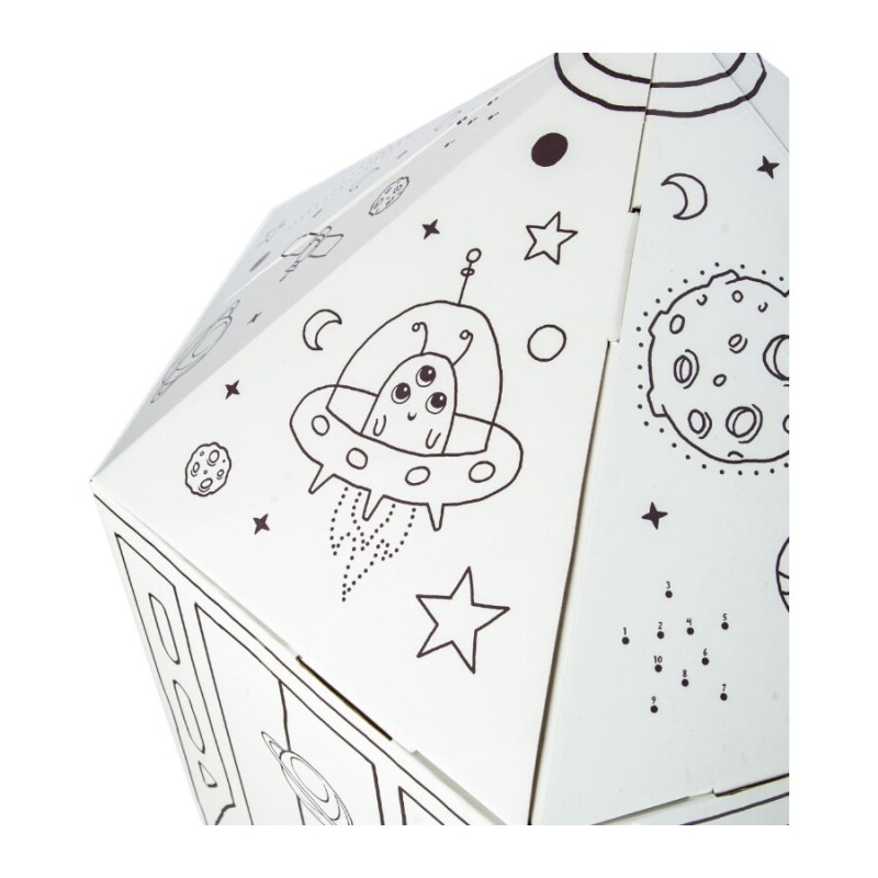 Cohete de Cartón para Armar Pika — AdelEste