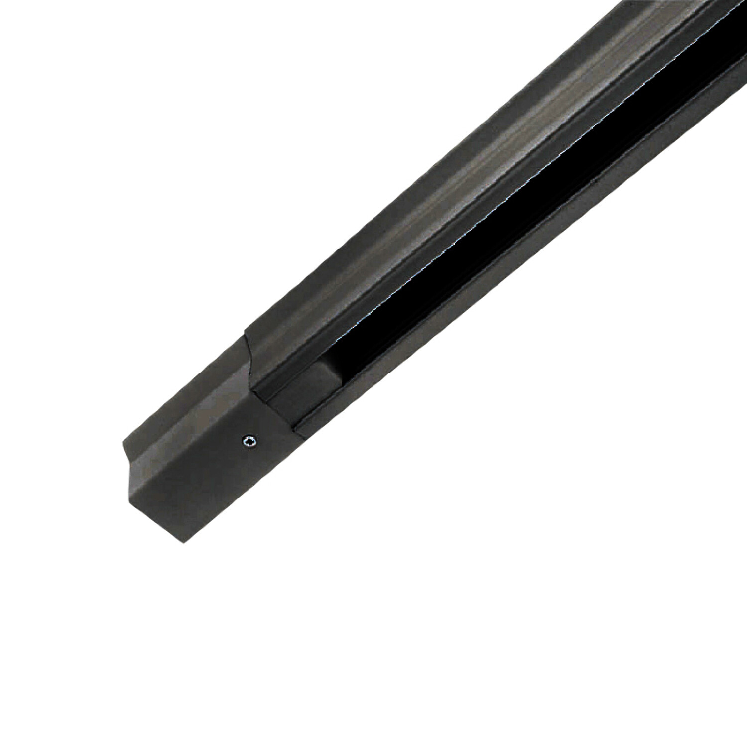 Riel de 1 metro, negro, incluye alimentador - IX9602 — Fivisa