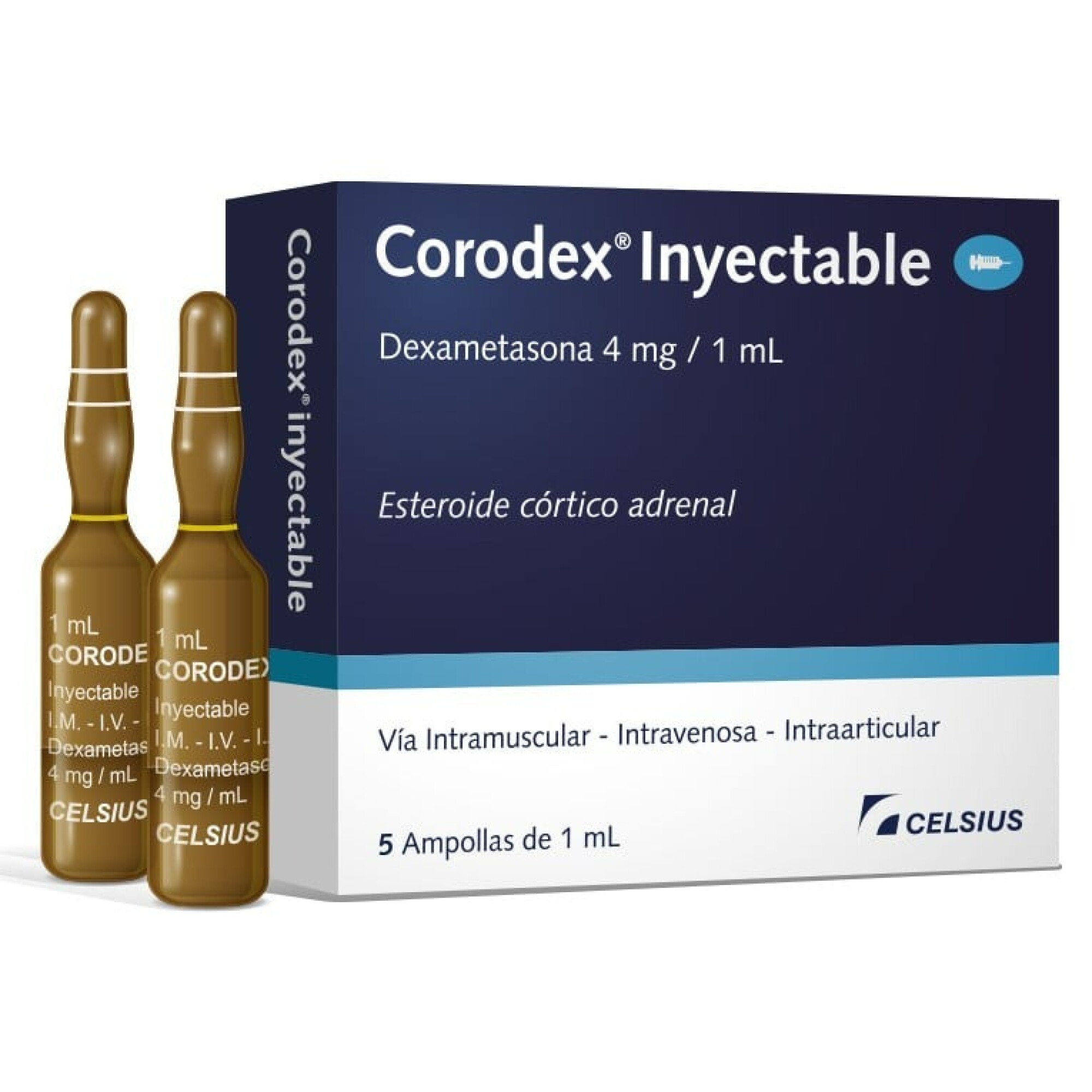 Corodex Ampollas Inyectable Tratamiento Cardíaco — Farmaglam