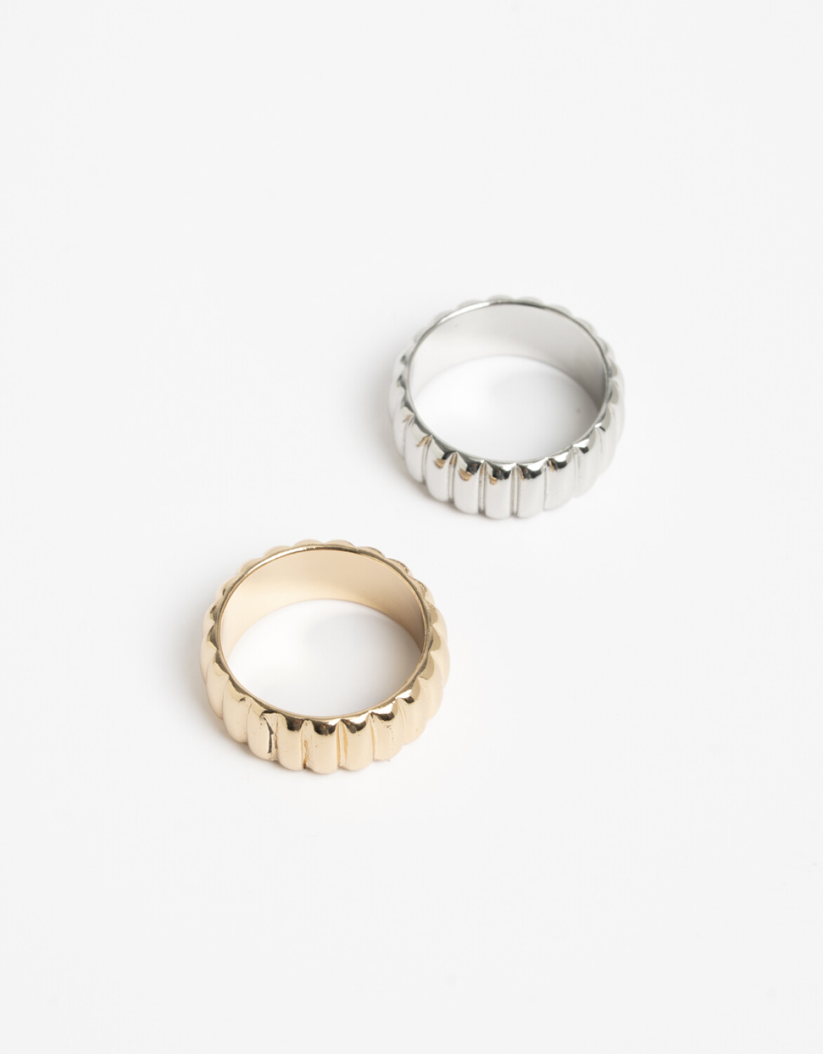 Set De Anillos Biplating — Isadora