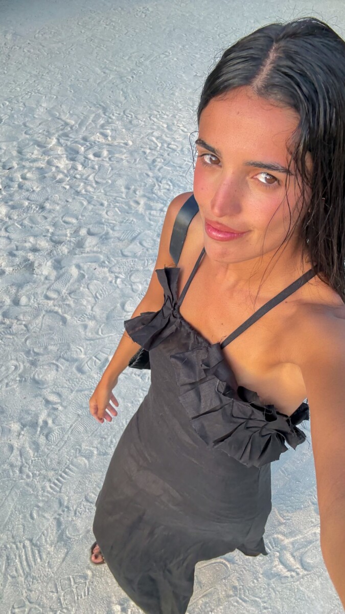 Blue Lagoon Dress - Negro — Agnes Lenoble