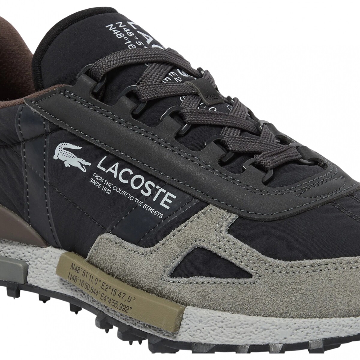 LACOSTE ELITE ACTIVE 22 - Black & Brown — Zooko