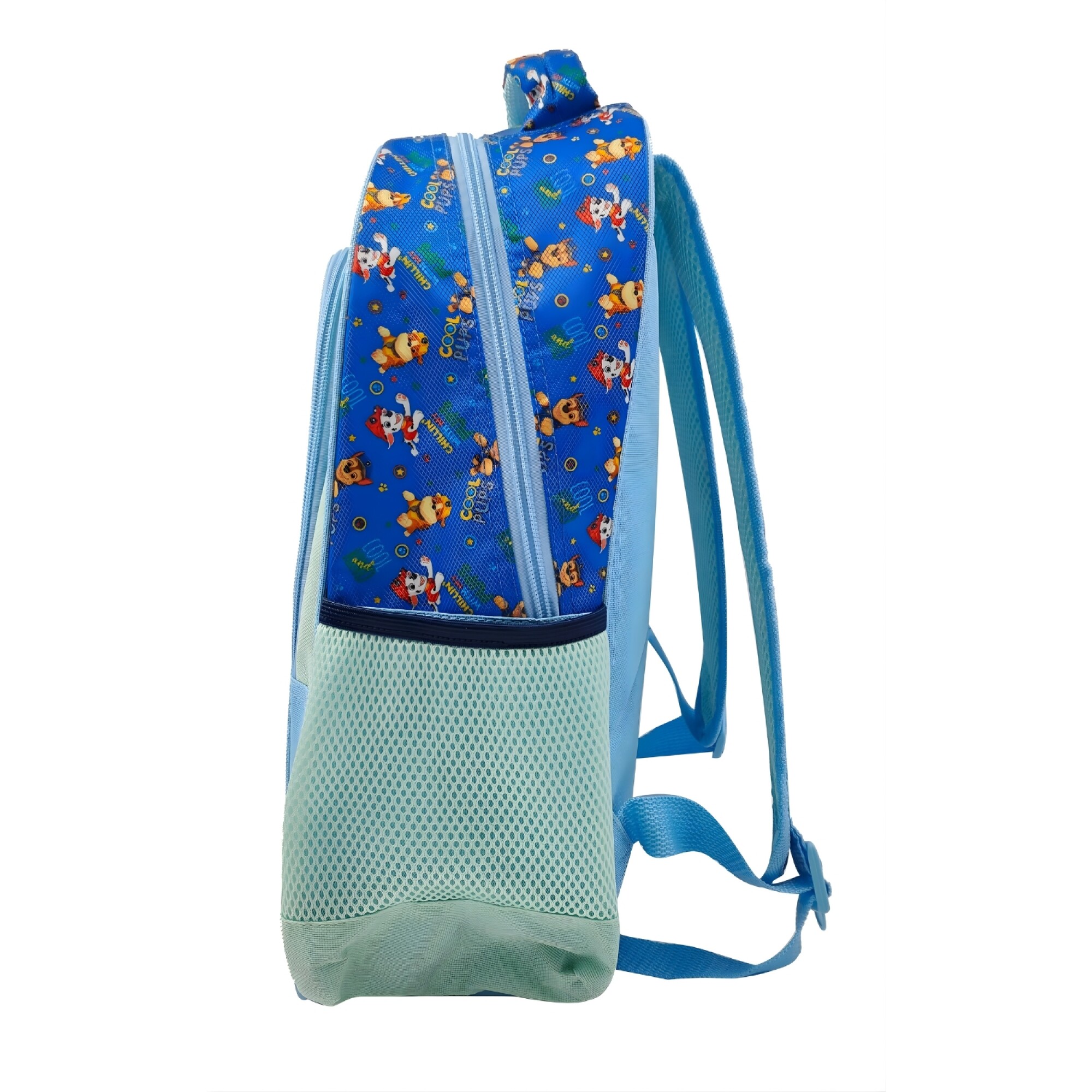 Mochila Nickelodeon Escolar 40x30x12 Paw Patrol Celeste — Electroventas