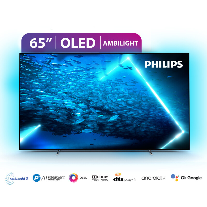 Oled Android Tv 65” Philips 4K con Ambilight — BBVA