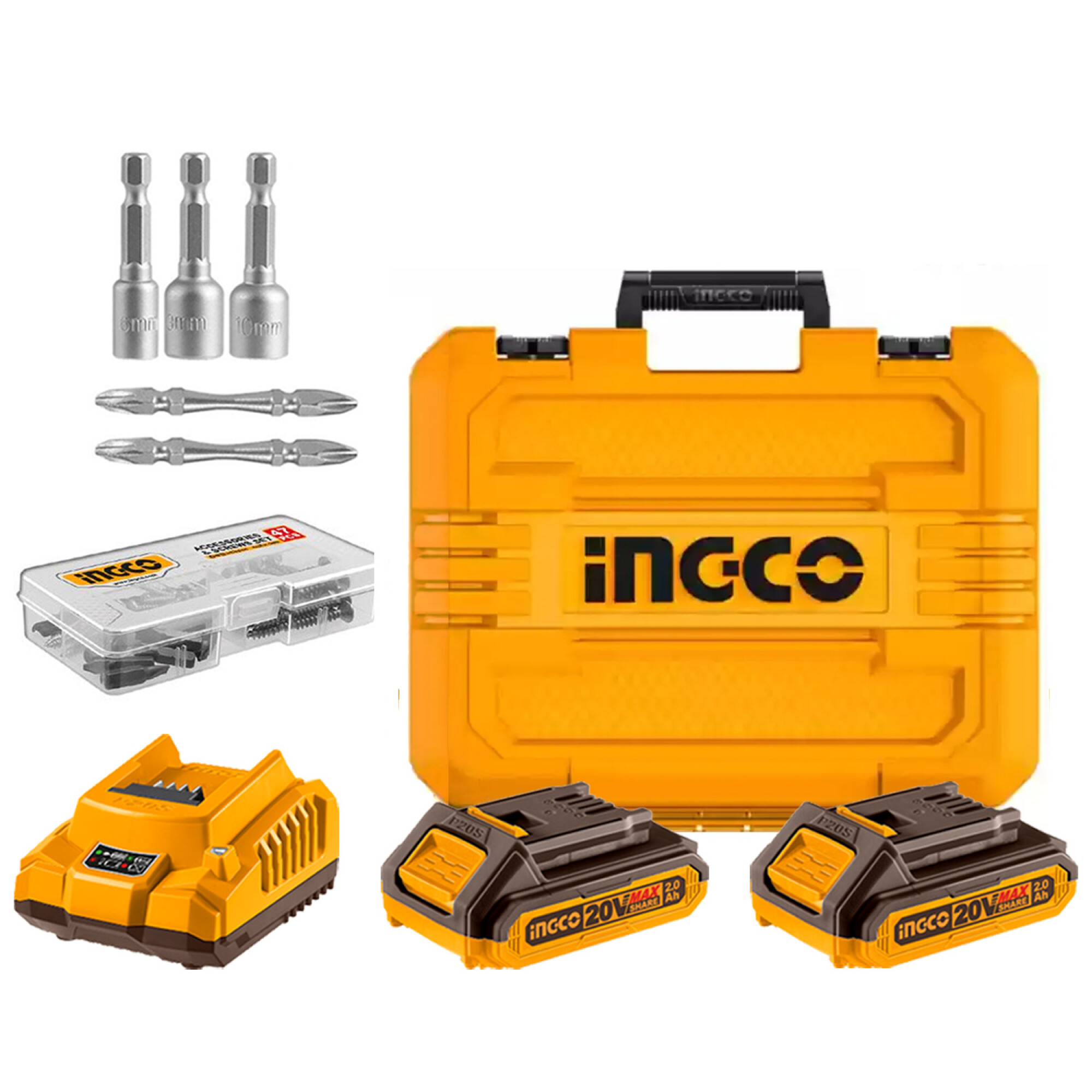 Set Atornillador y Llave de Impacto Brushless 20V CKLI20272 con ...