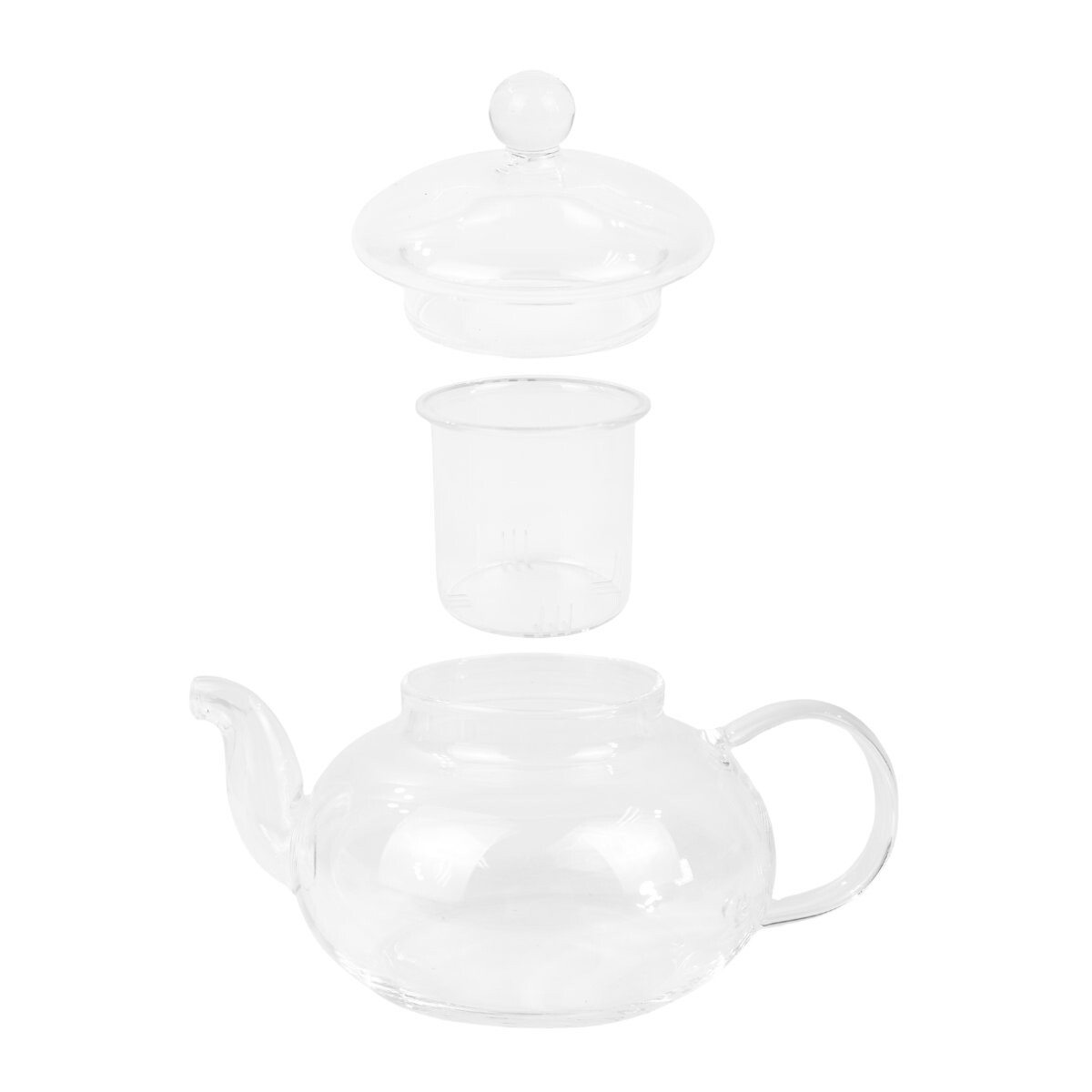 Tetera de vidrio con filtro 600ml — El Clon